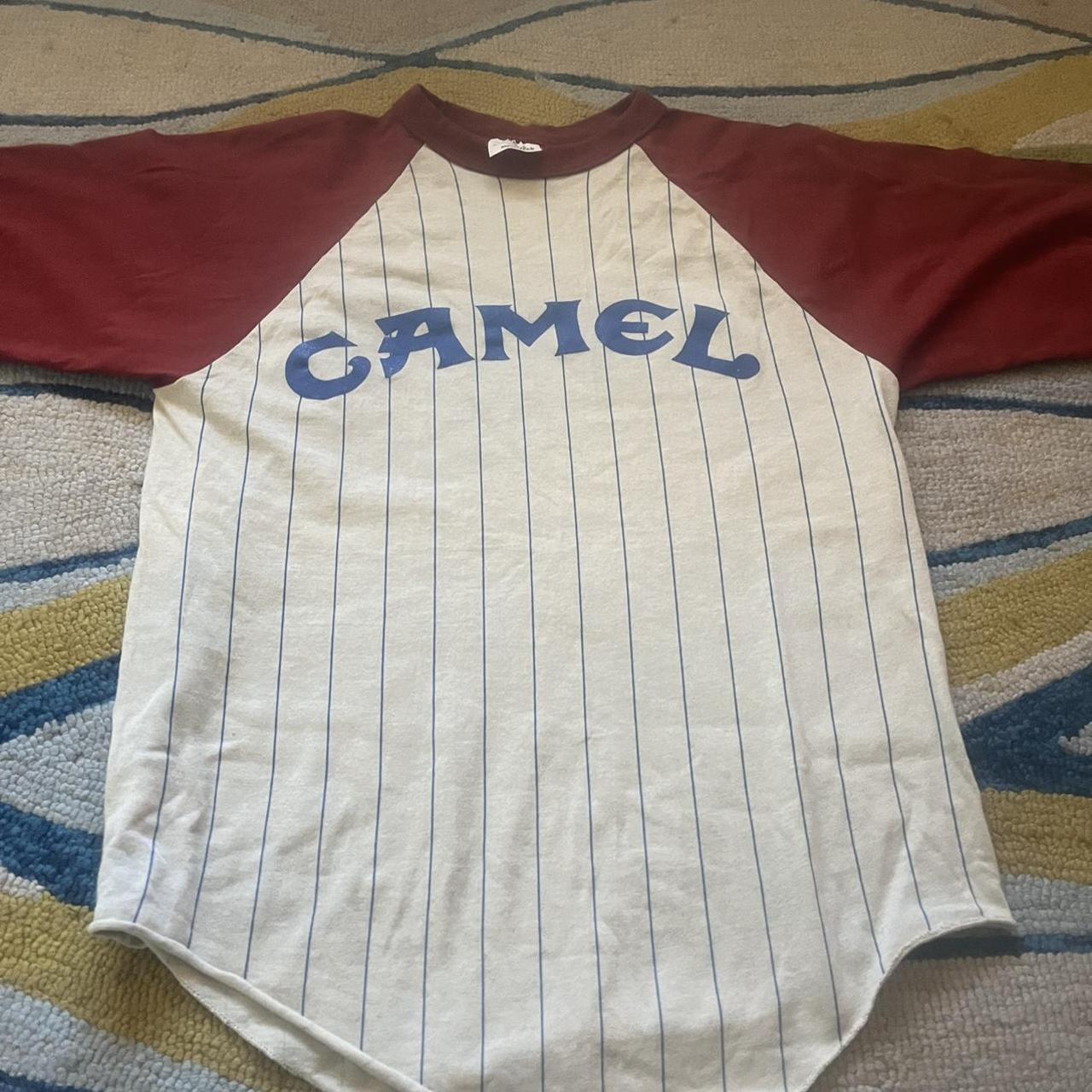 Vintage new Stoney creek camel baseball shirt. Never... - Depop