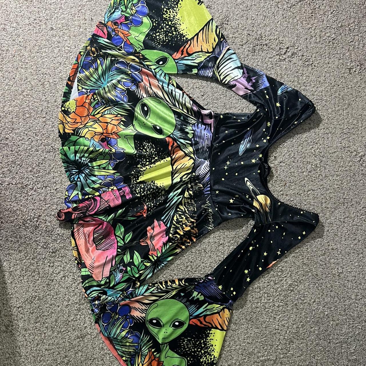 Alien dress only worn once from dolls kill - Depop
