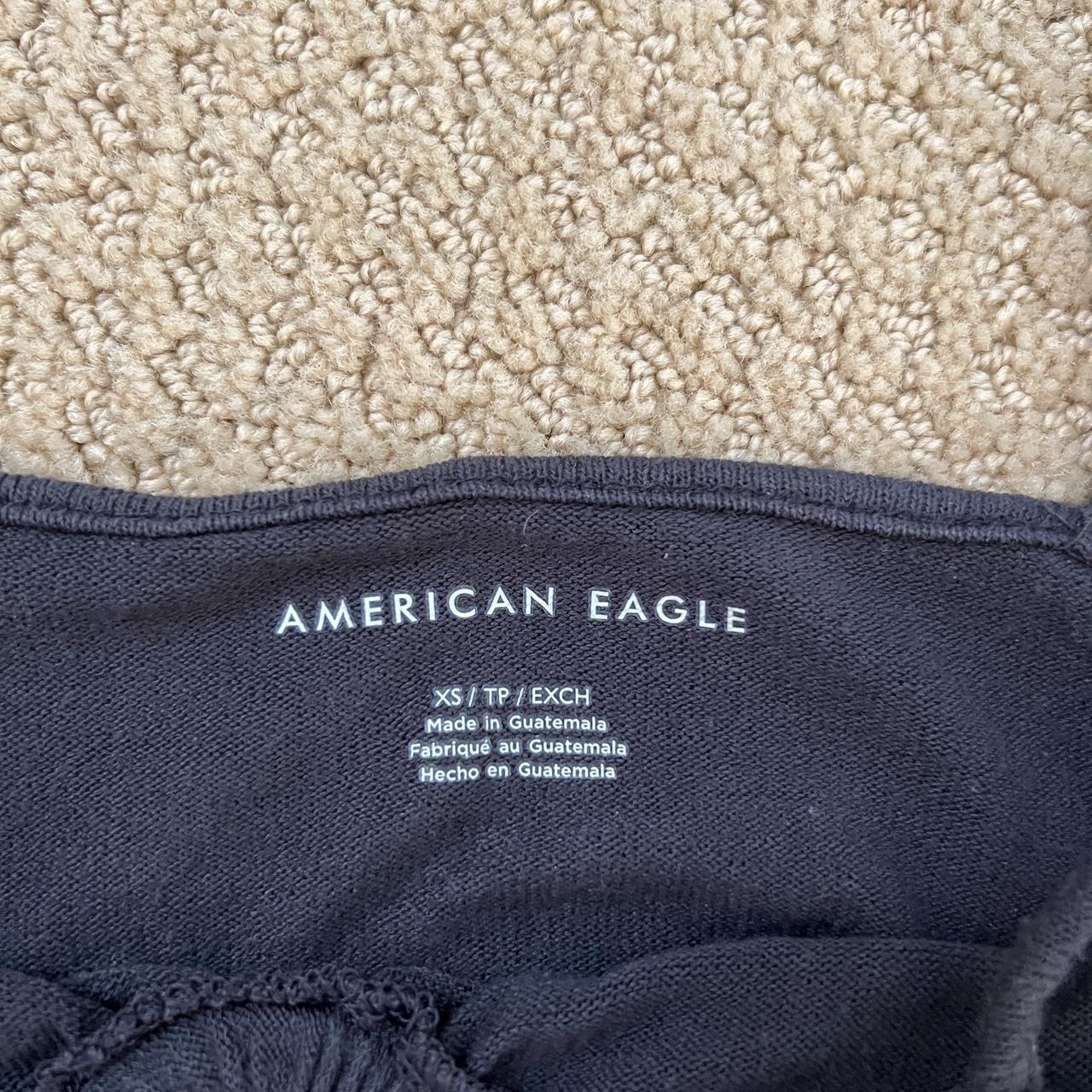 super cute black american eagle top -great for... - Depop