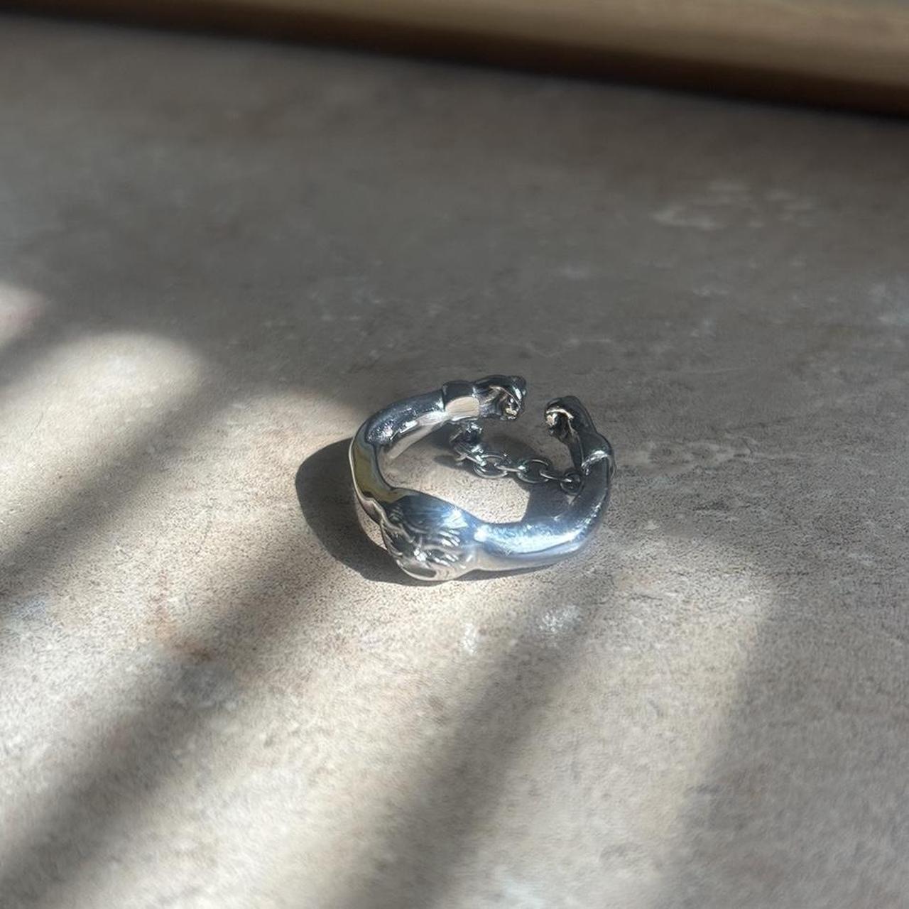 Hard Jewelry “Prisoner Ring” Size: 9 stainless... - Depop