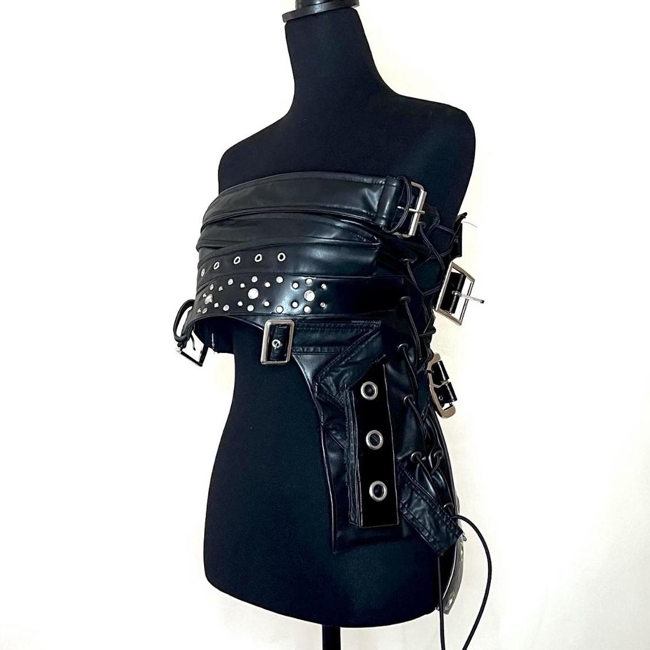 HANDMADE BELT LEATHER TOP -ALL SIZES AVAILABLE **... - Depop