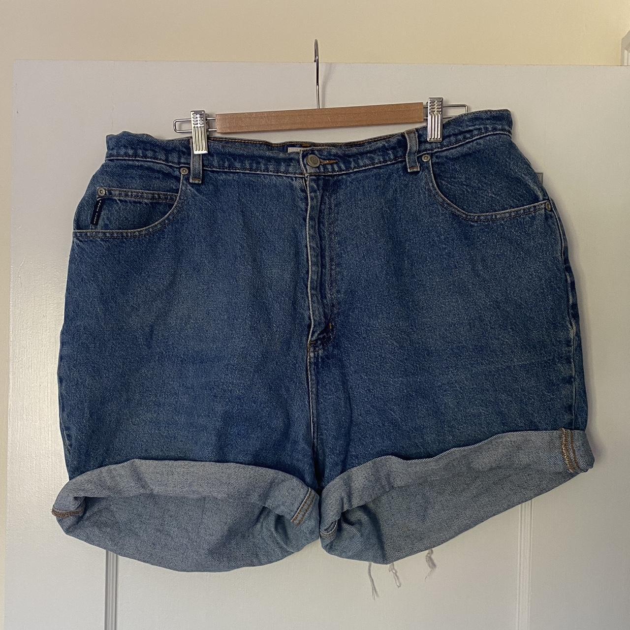 Faded glory jean shorts! XL ~Some wearing spots that... - Depop
