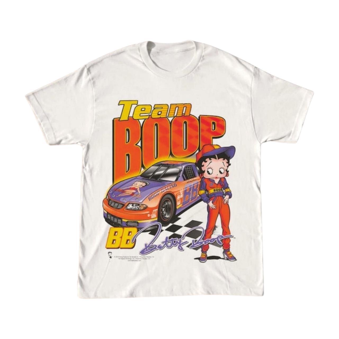 Vintage Deadstock Betty Boop Racing Shirt #vintage... - Depop