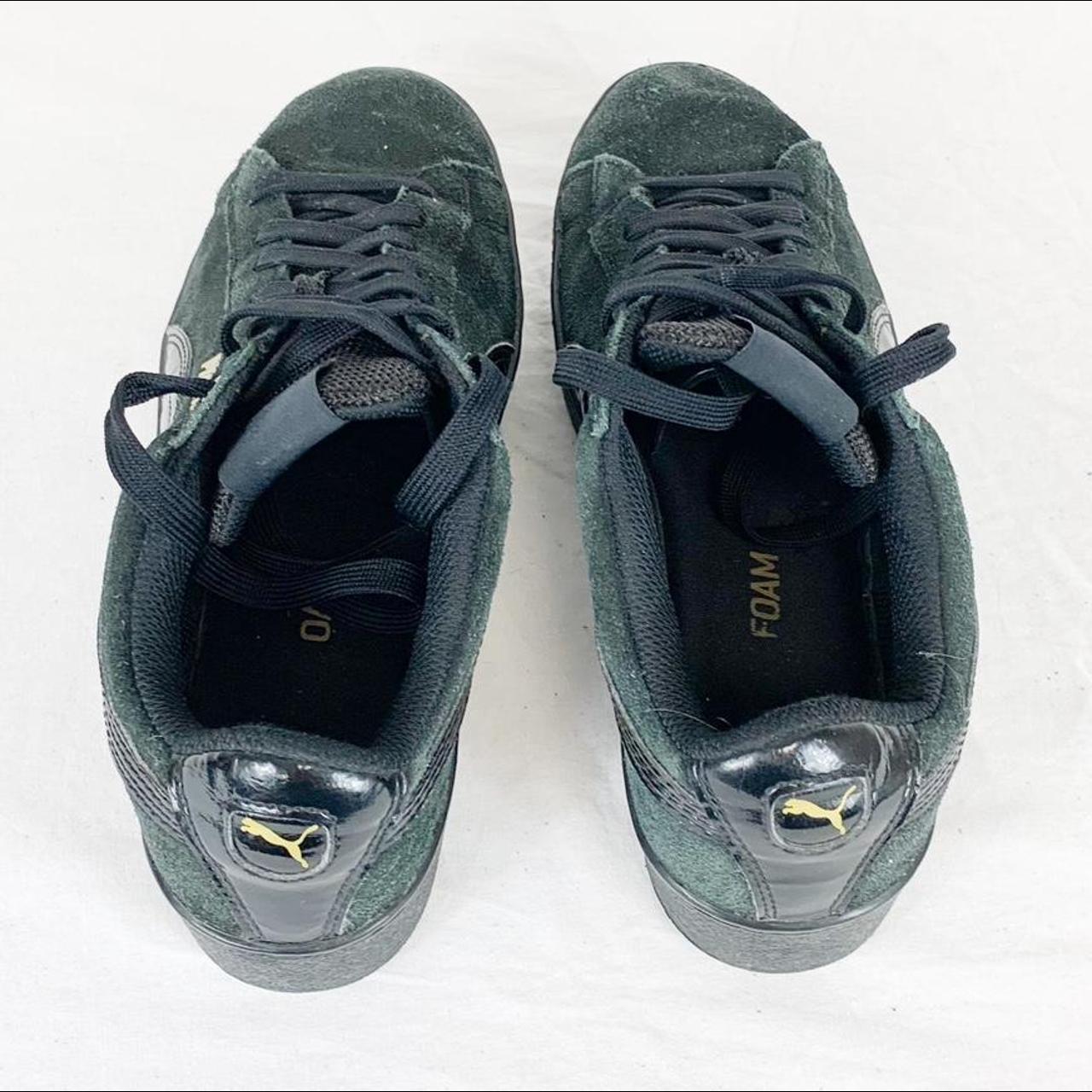 Vintage Puma Trainers Black UK Size... - Depop