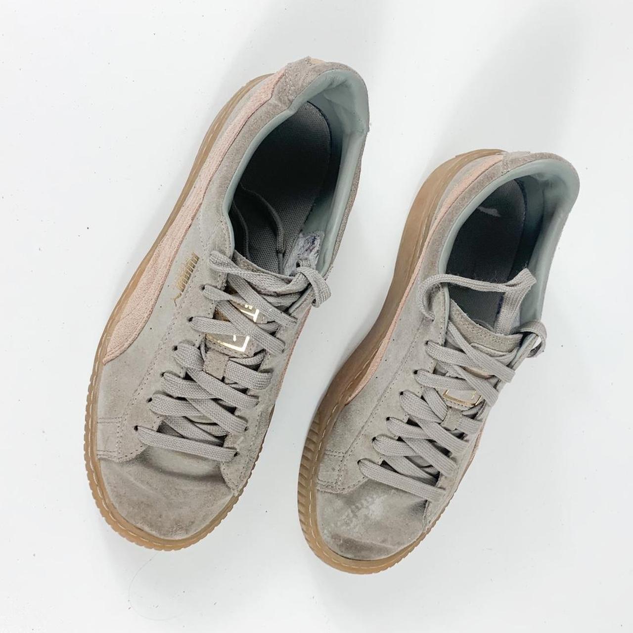 Puma Women's Grey Trainers | Depop