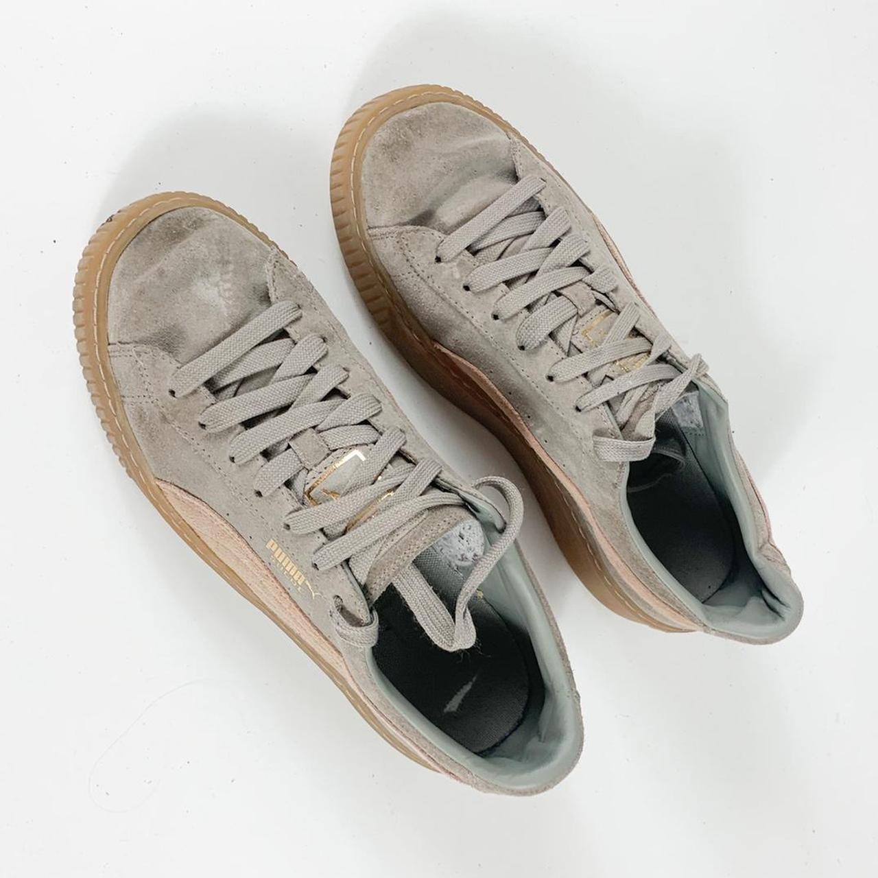 Puma Women's Grey Trainers | Depop