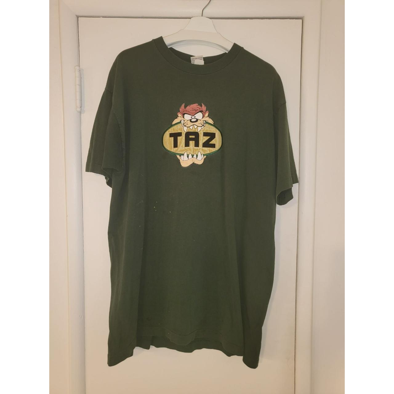 Vintage Looney Tunes Taz Shirt Has some spots on the... - Depop
