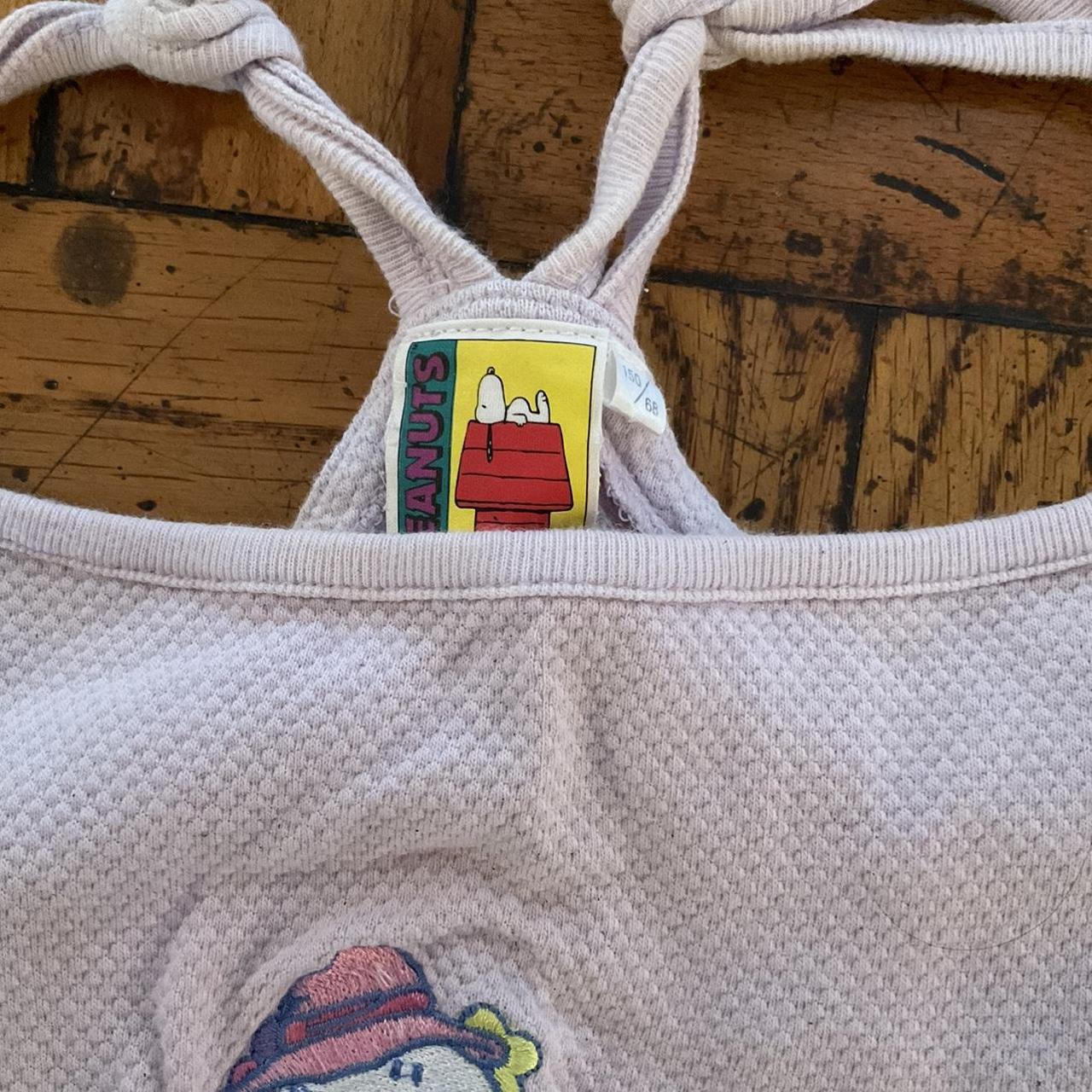 Cute y2k snoopy shirt faint yellow stains very small... - Depop