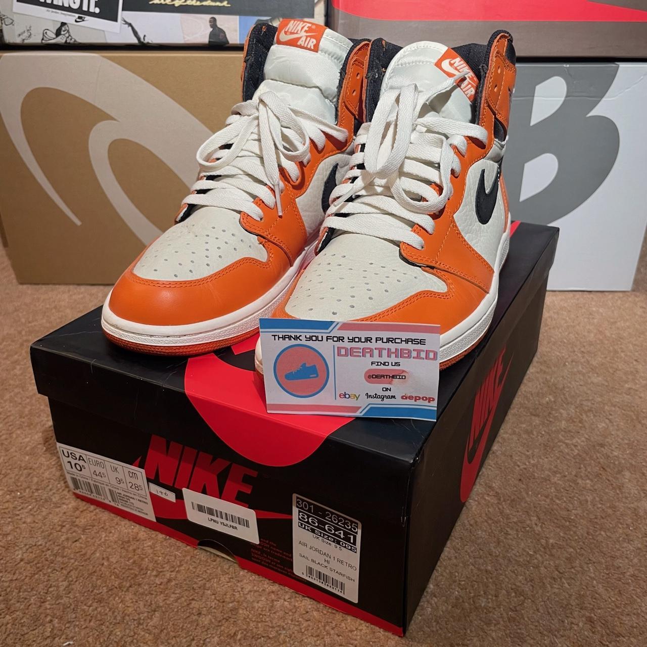 Nike Air Jordan 1 Reverse Shattered Backboard Orange... - Depop