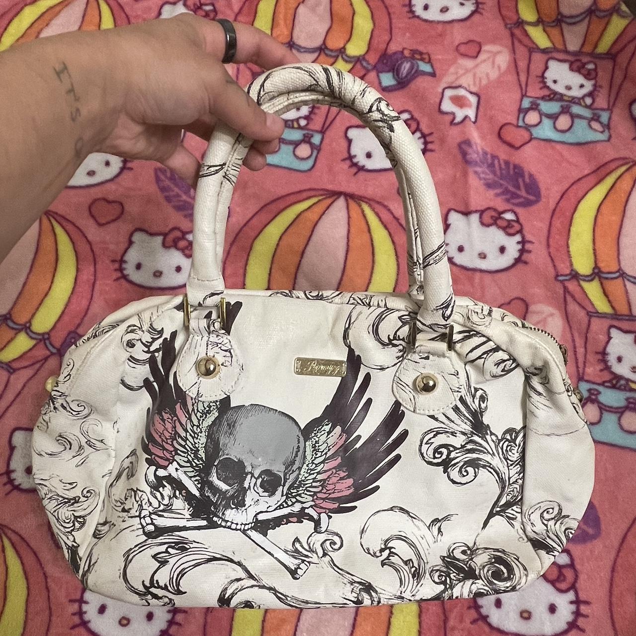 Super cute y2k skull purse. It is a pretty big... - Depop