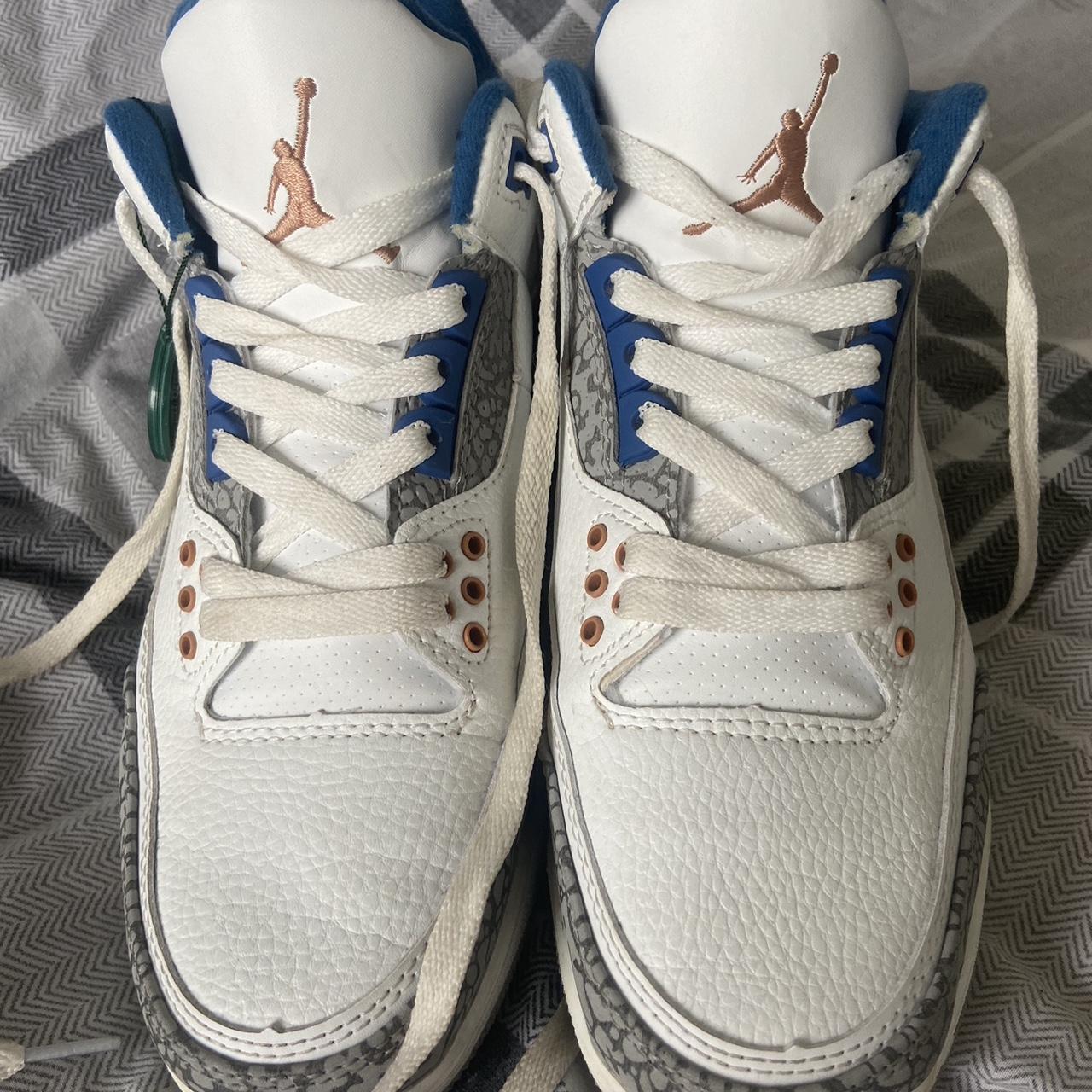 Jordan 3 wizards authentic. 9/10 quality no marks or... - Depop