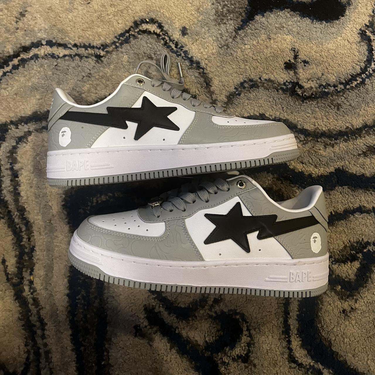 Bapestas gray and black - Depop