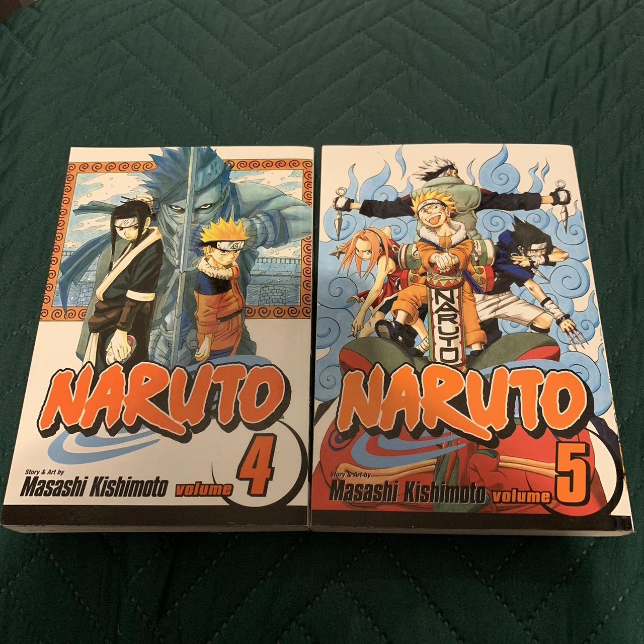 Naruto Manga - Volume 4 and 5 Brand New as I never... - Depop
