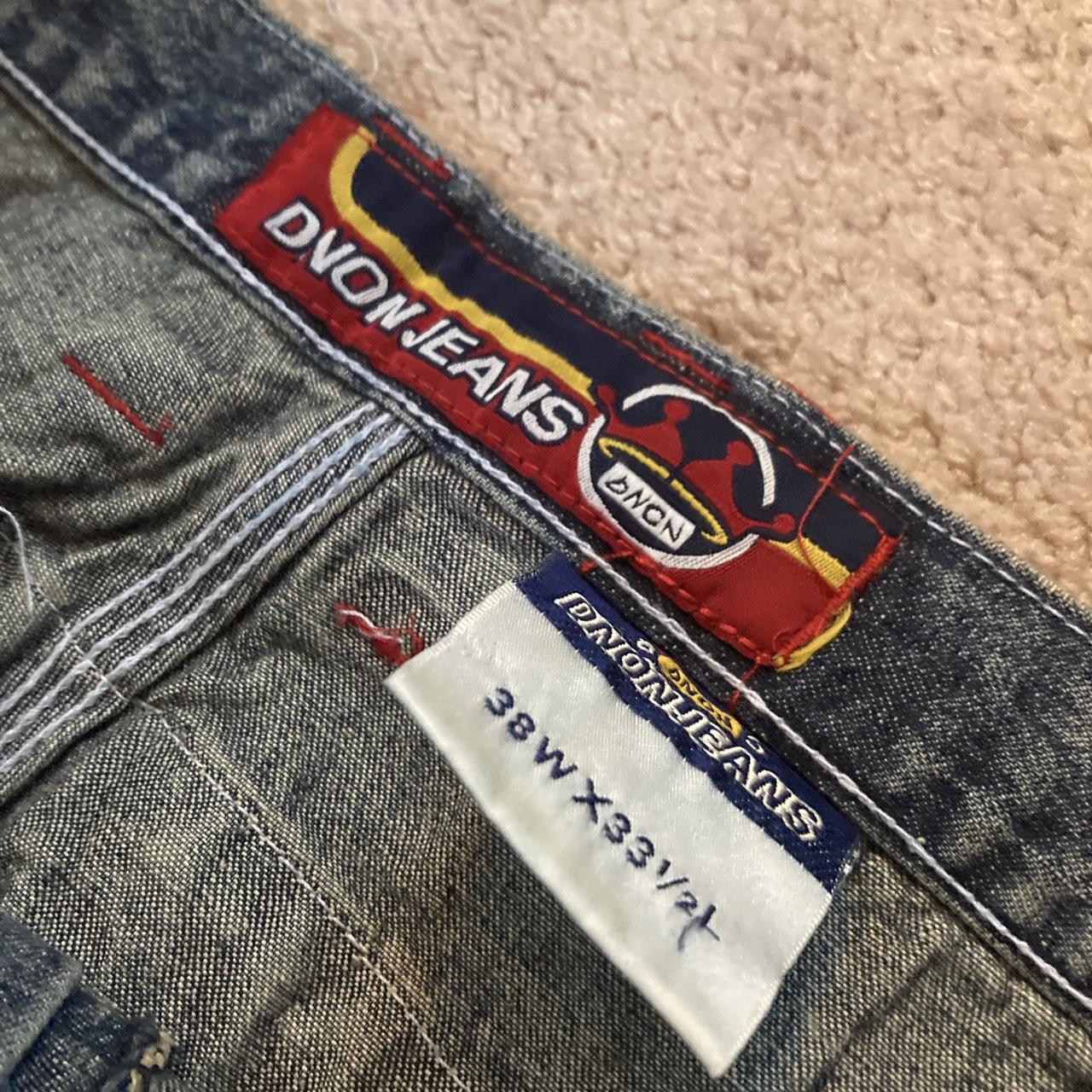 JNCO Style DNON Jeans Wide Leg Low Pocket Carpenter... - Depop