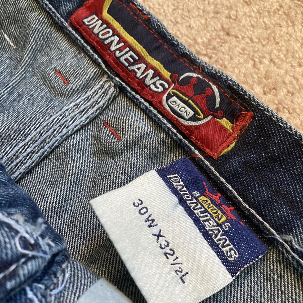 JNCO Style DNON Jeans Wide Leg Low Pocket Carpenter... - Depop