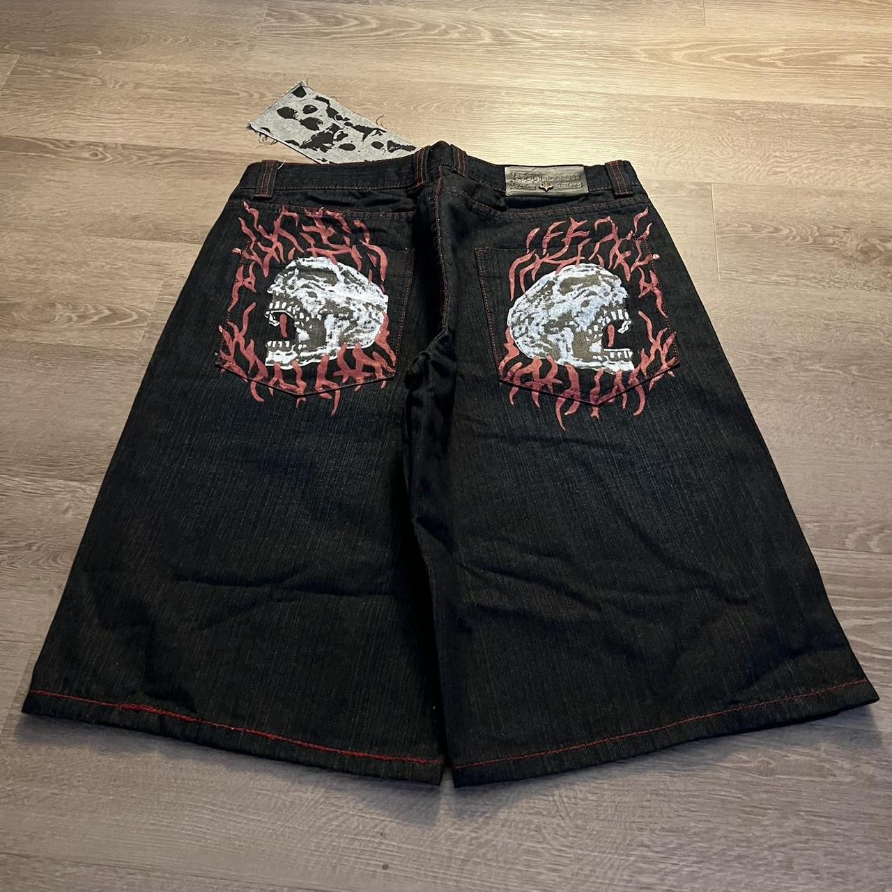 Vintage Southpole Style Affliction Jorts Baggy Fit... - Depop