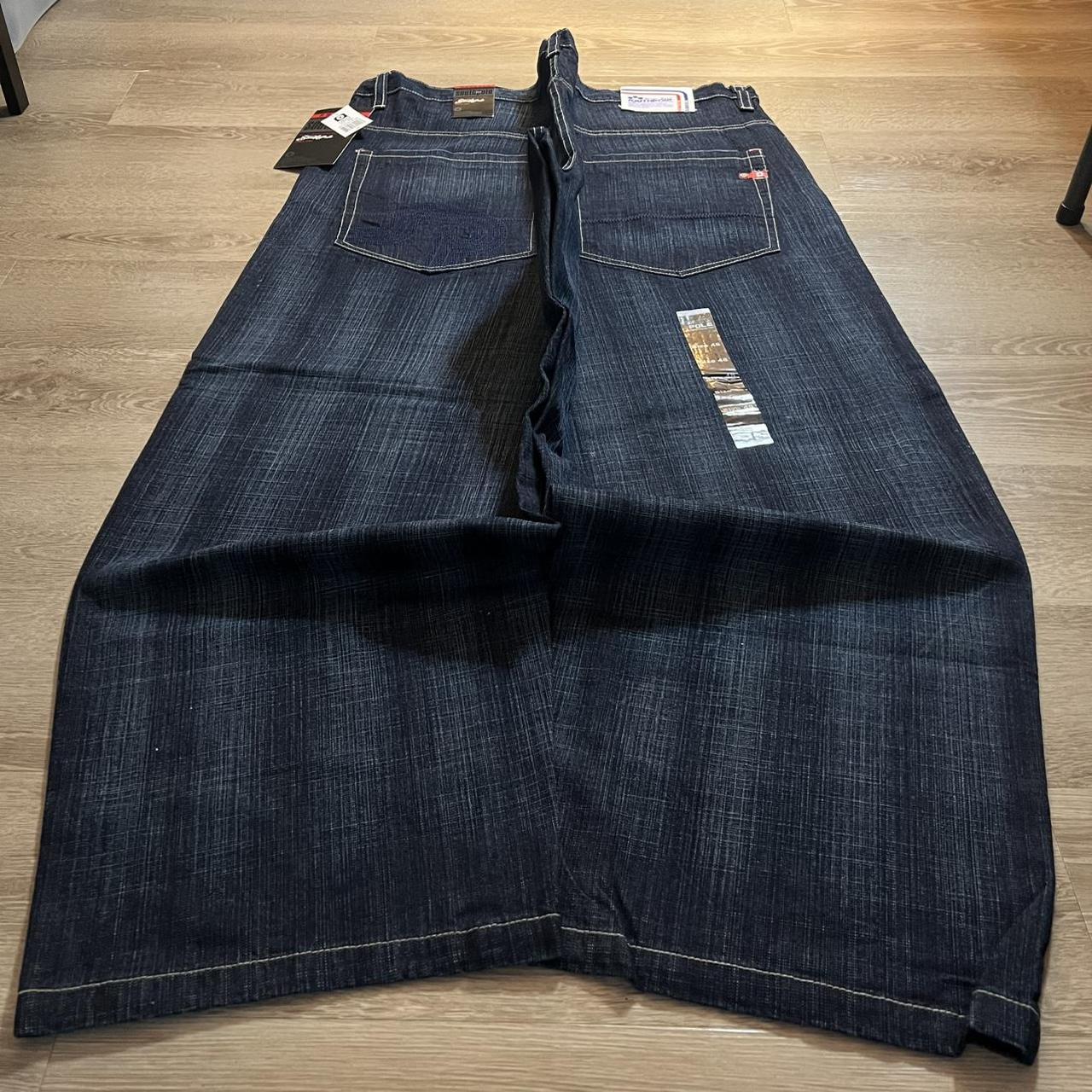 Vintage Southpole Red Tab Jeans Embroidered Wide Leg... | Depop