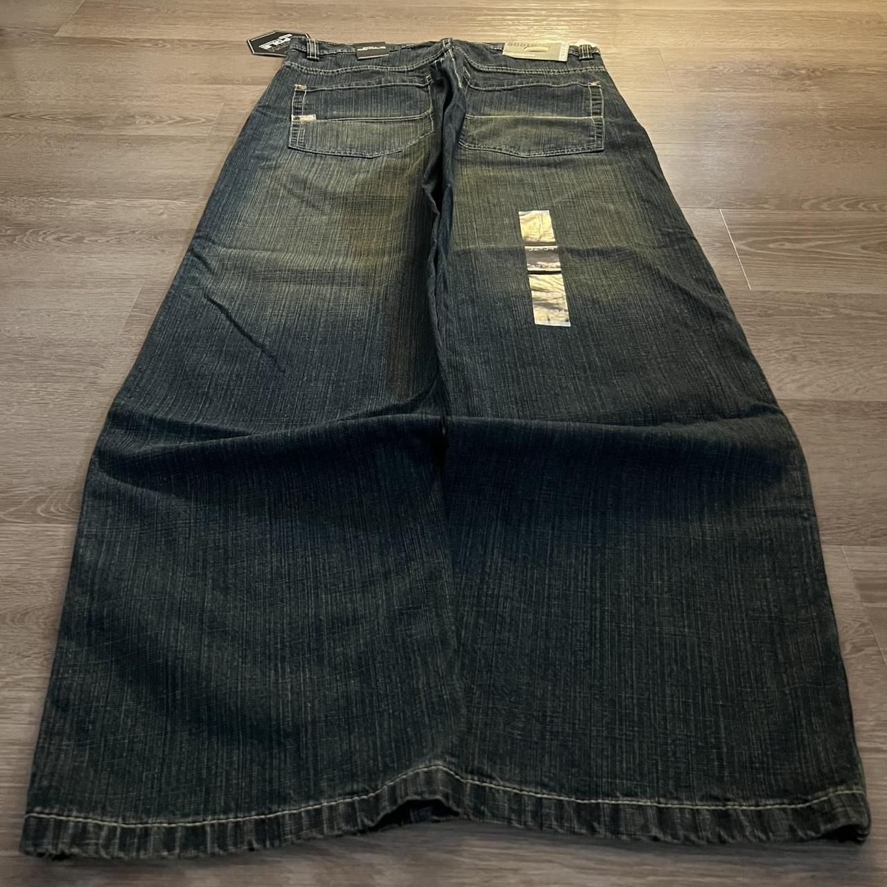 Vintage Y2K Southpole Beige Tab Jeans Wide Leg Fit... | Depop