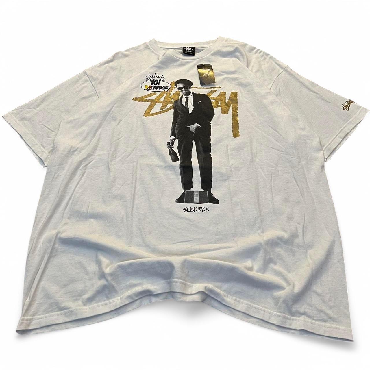 Vintage Y2K Stussy Yo MTV Raps Slick Rick Shirt... | Depop