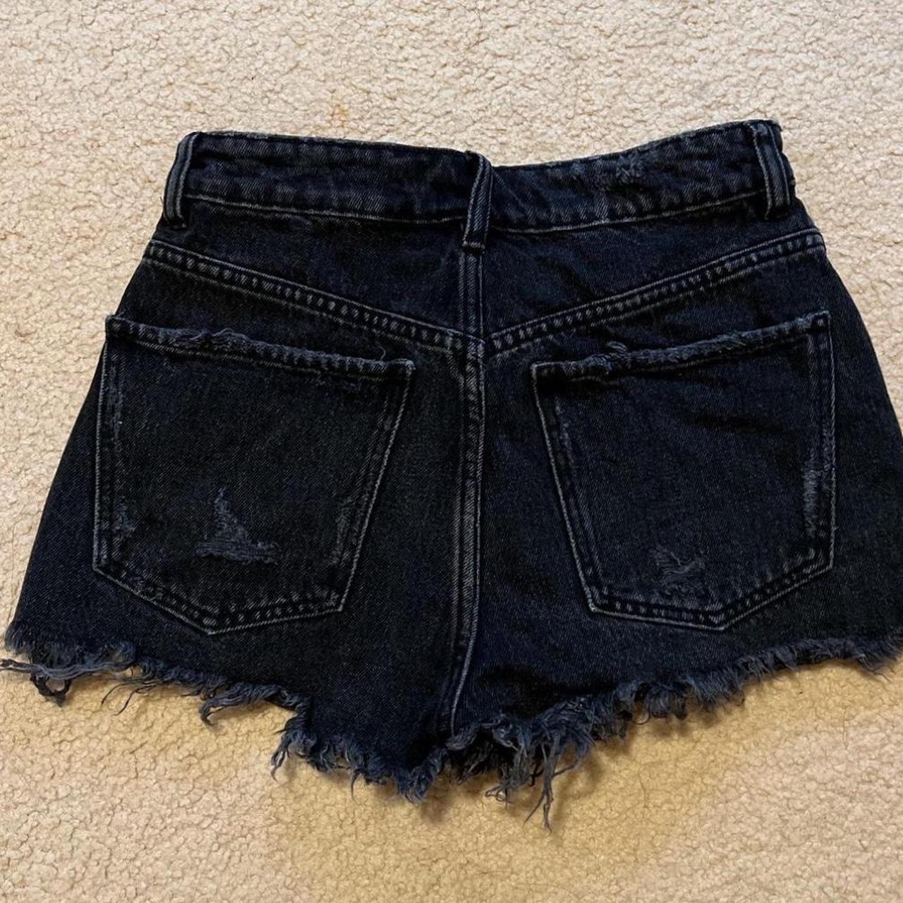 repop! super cute high rise zara jean shorts 💗 size... | Depop