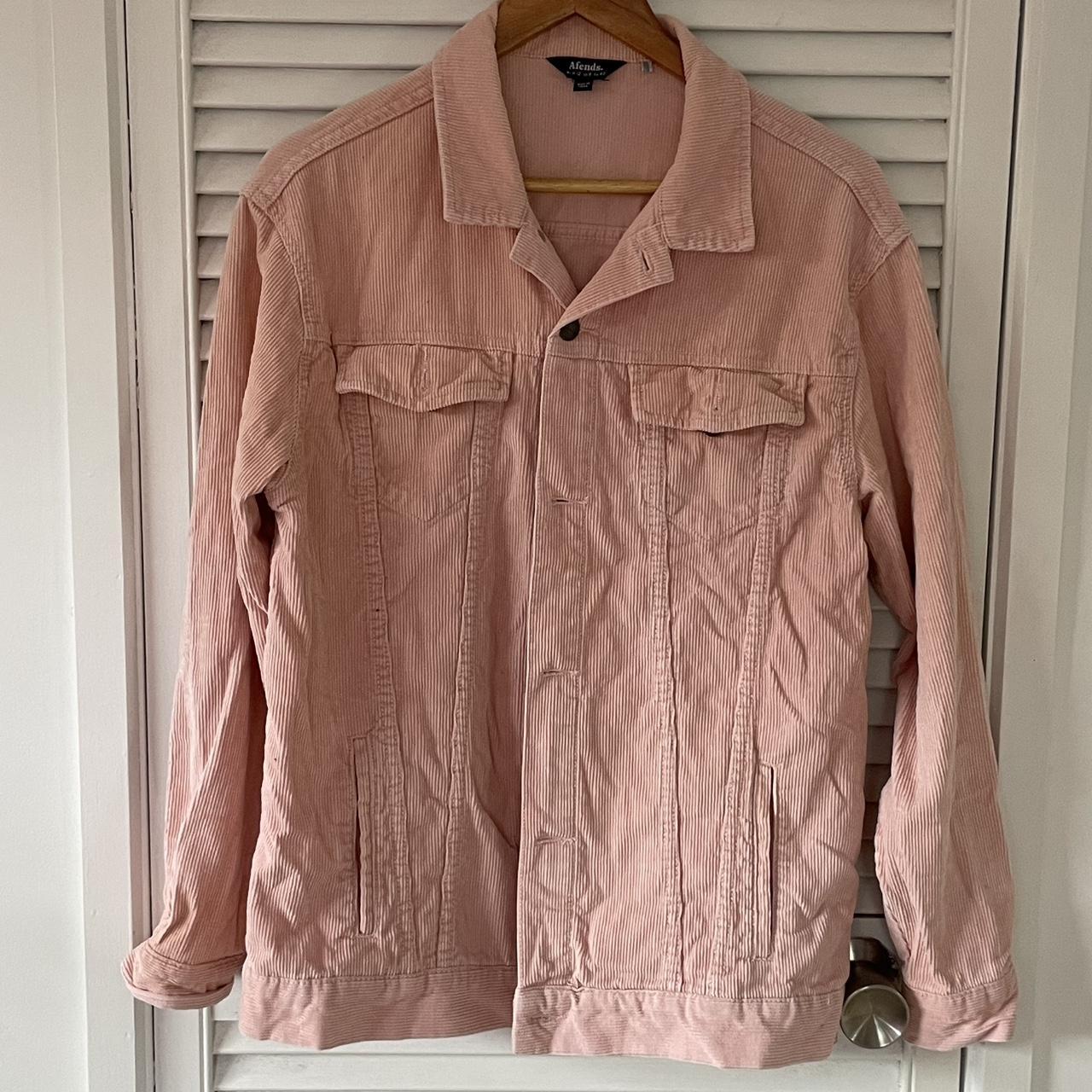 Afends pink corduroy jacket size 12. In excellent... | Depop