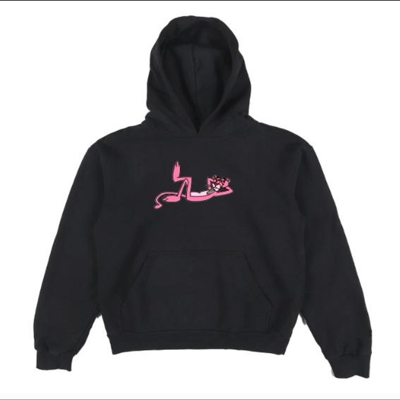 Pink Panther with a spliff Hoodie All sizes... - Depop