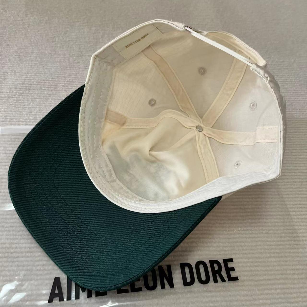 Aime Leon Dore Unisphere Hat Cap Cream White... - Depop