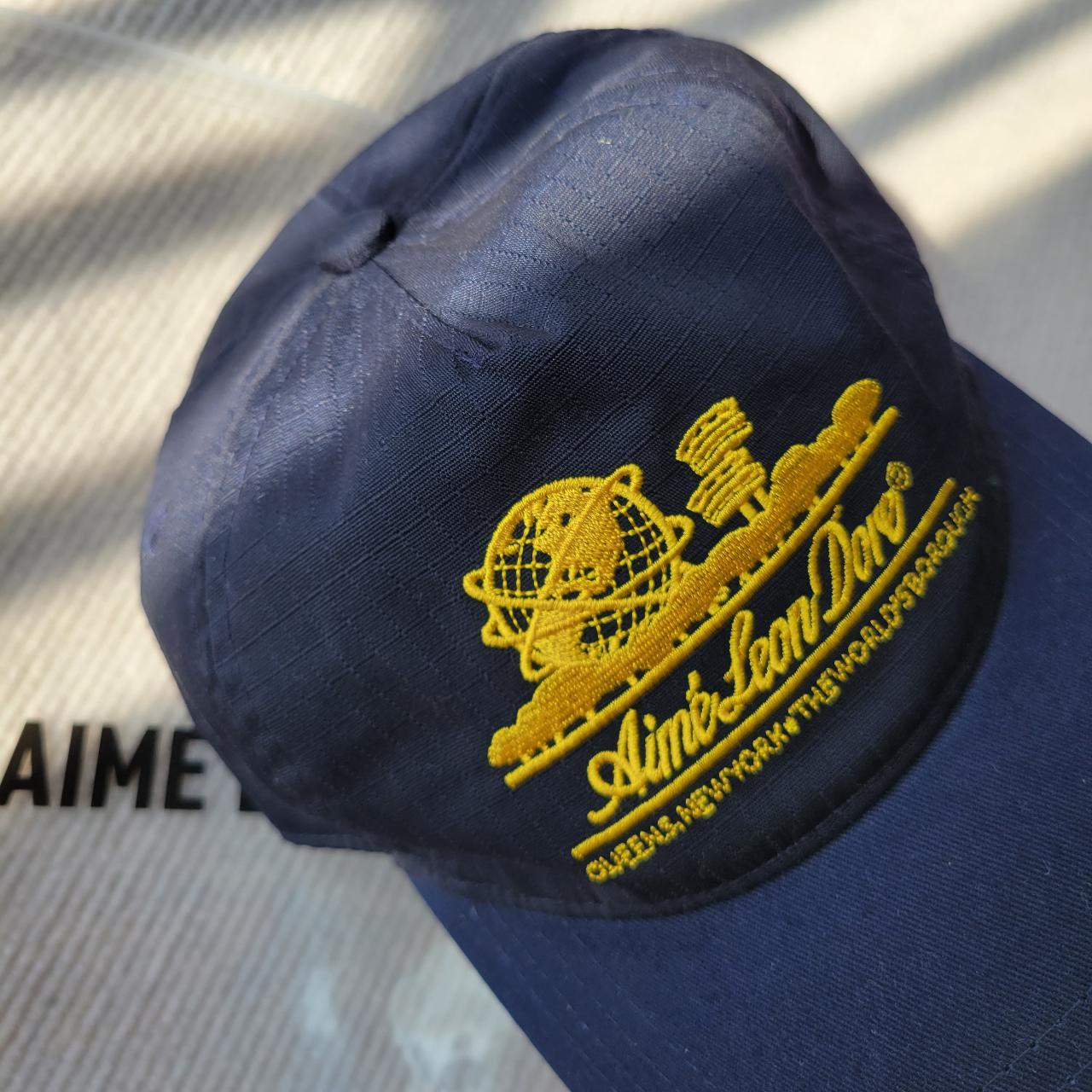 AIME LEON DORE ALD UNISPHERE CAP NAVY One size fits... - Depop