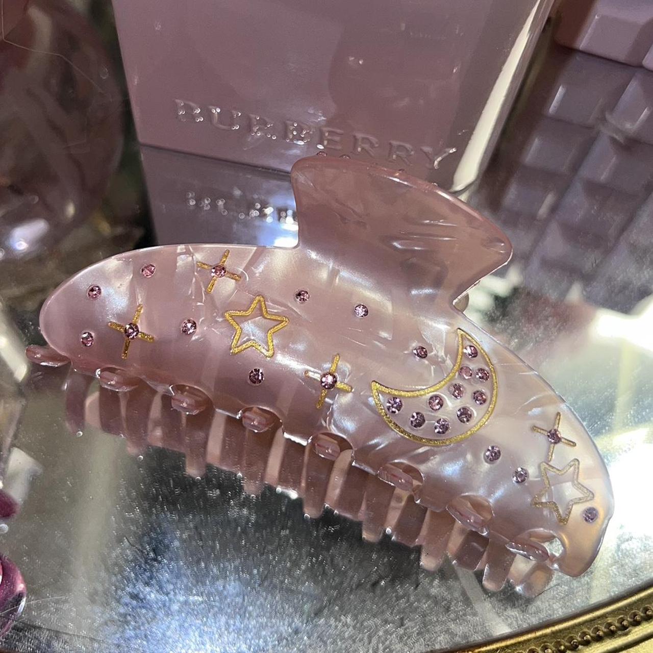 Celestial pink hair clip 💖 Dupe - tagged emi jay... - Depop