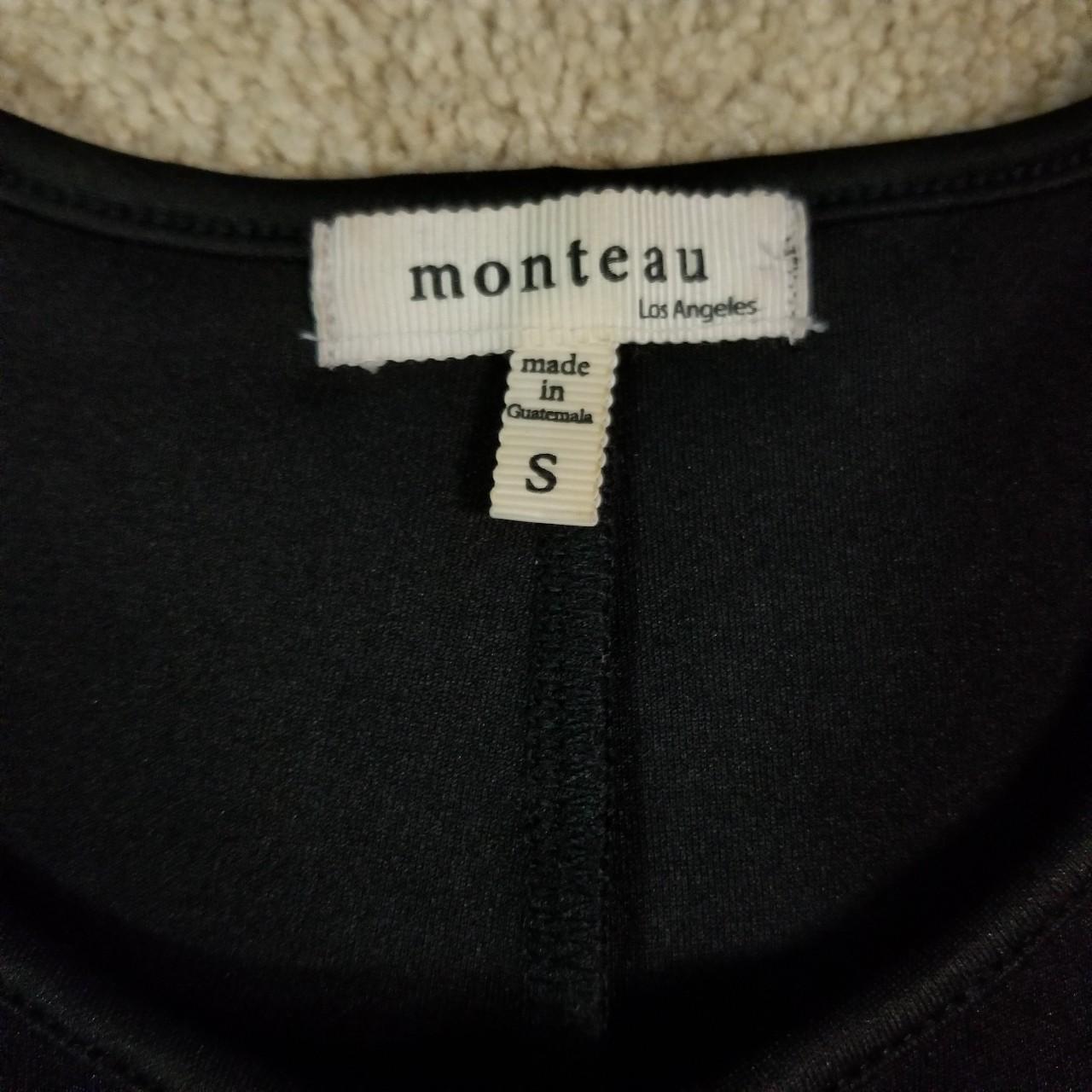 Monteau Women's Black Dress | Depop