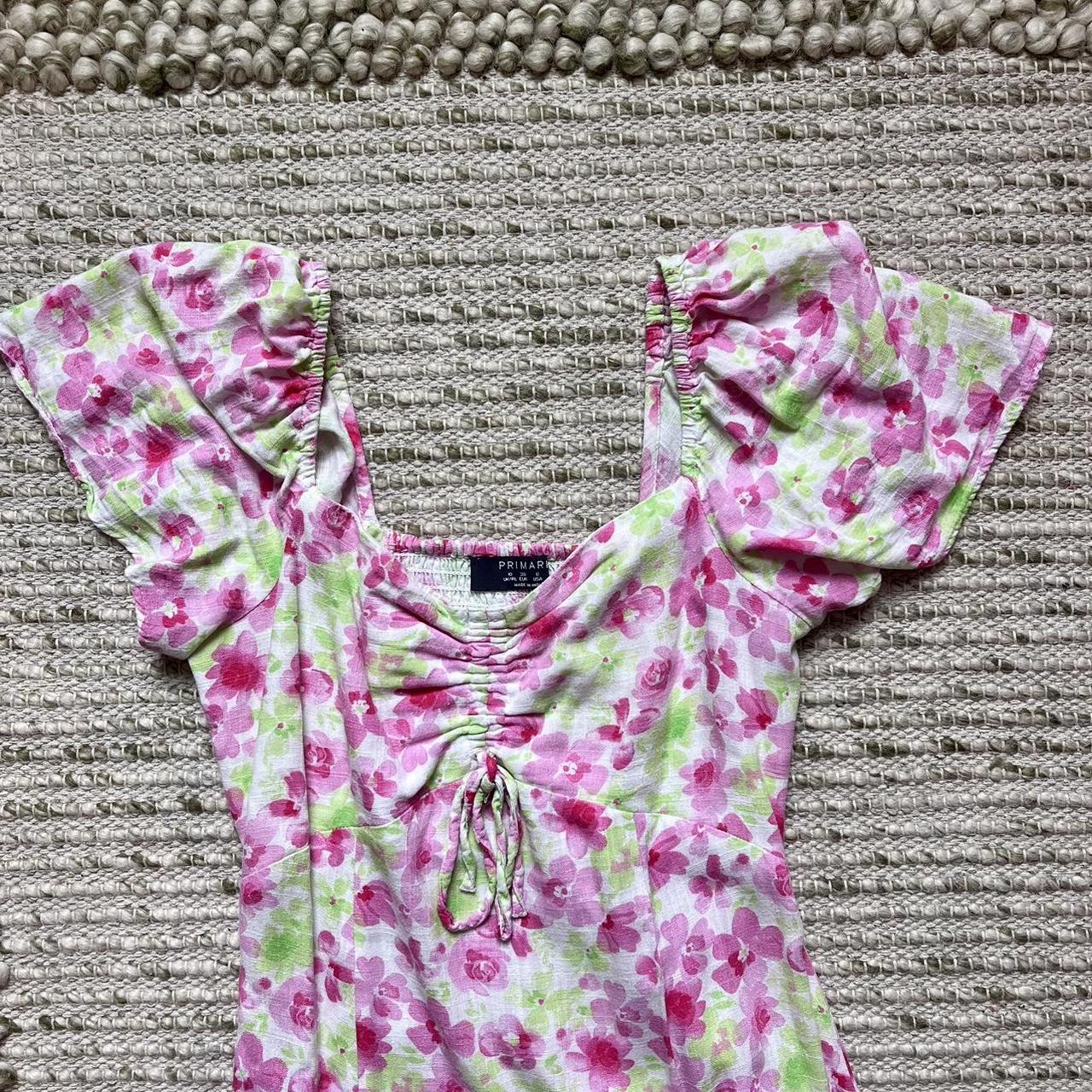 Primark floral midi dress. Only worn twice. Size 10. - Depop