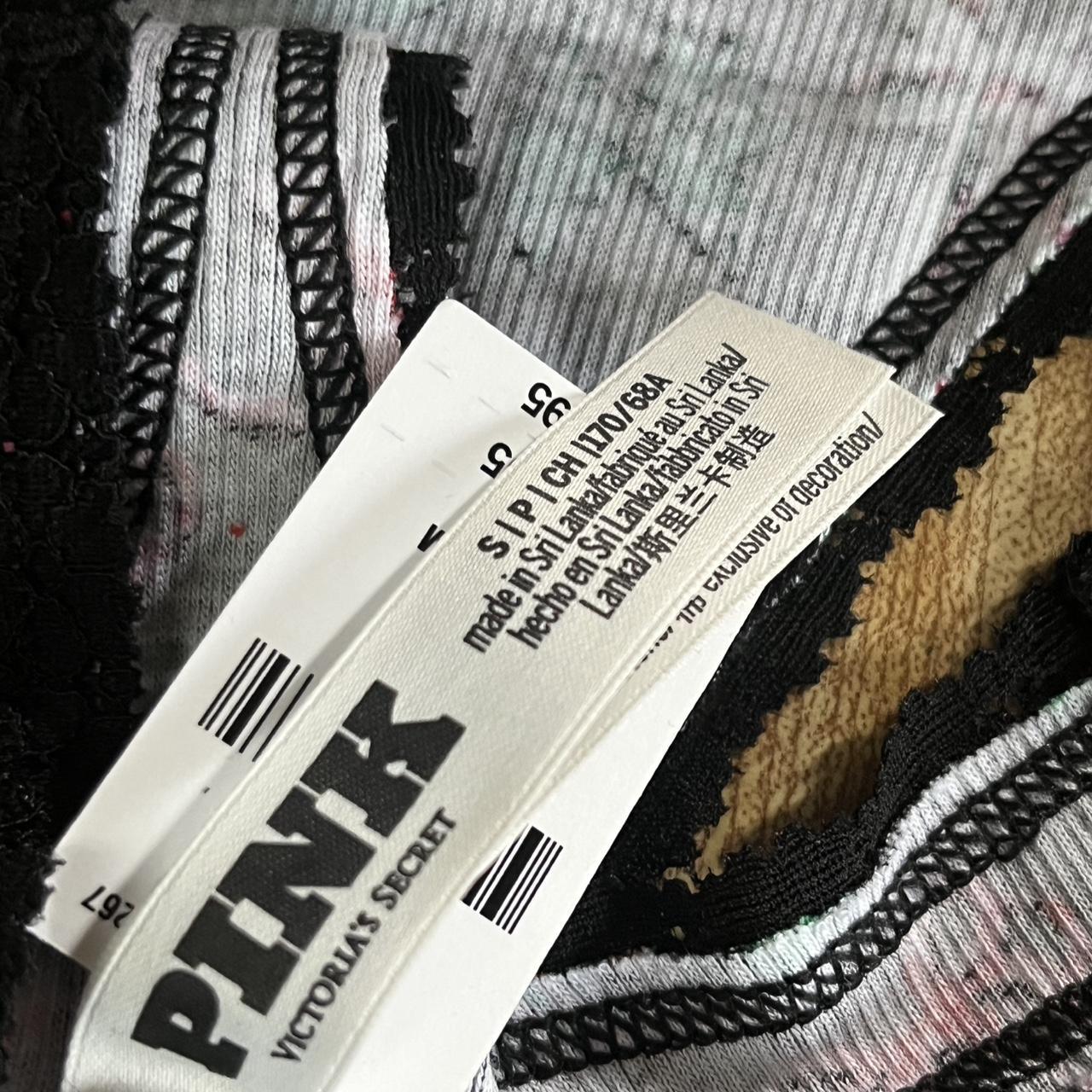 *Victoria's Secret PINK WINK Lace-Trim Strappy Thong... - Depop