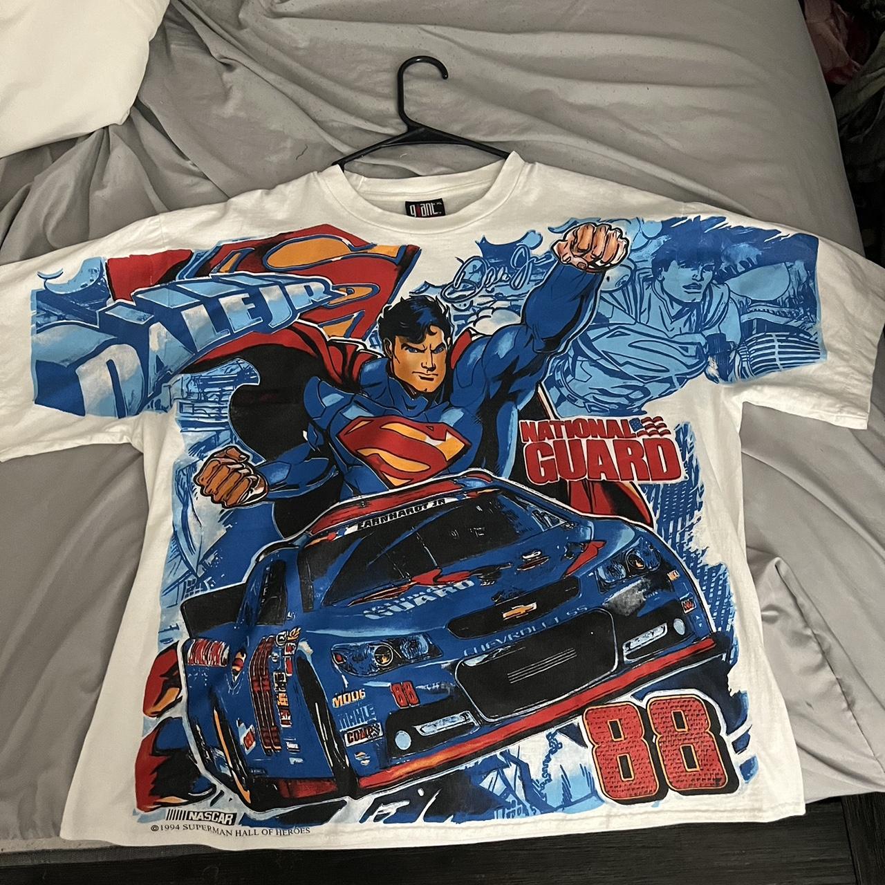 1994 Nascar Superman Tee Great Condition Excellent... - Depop