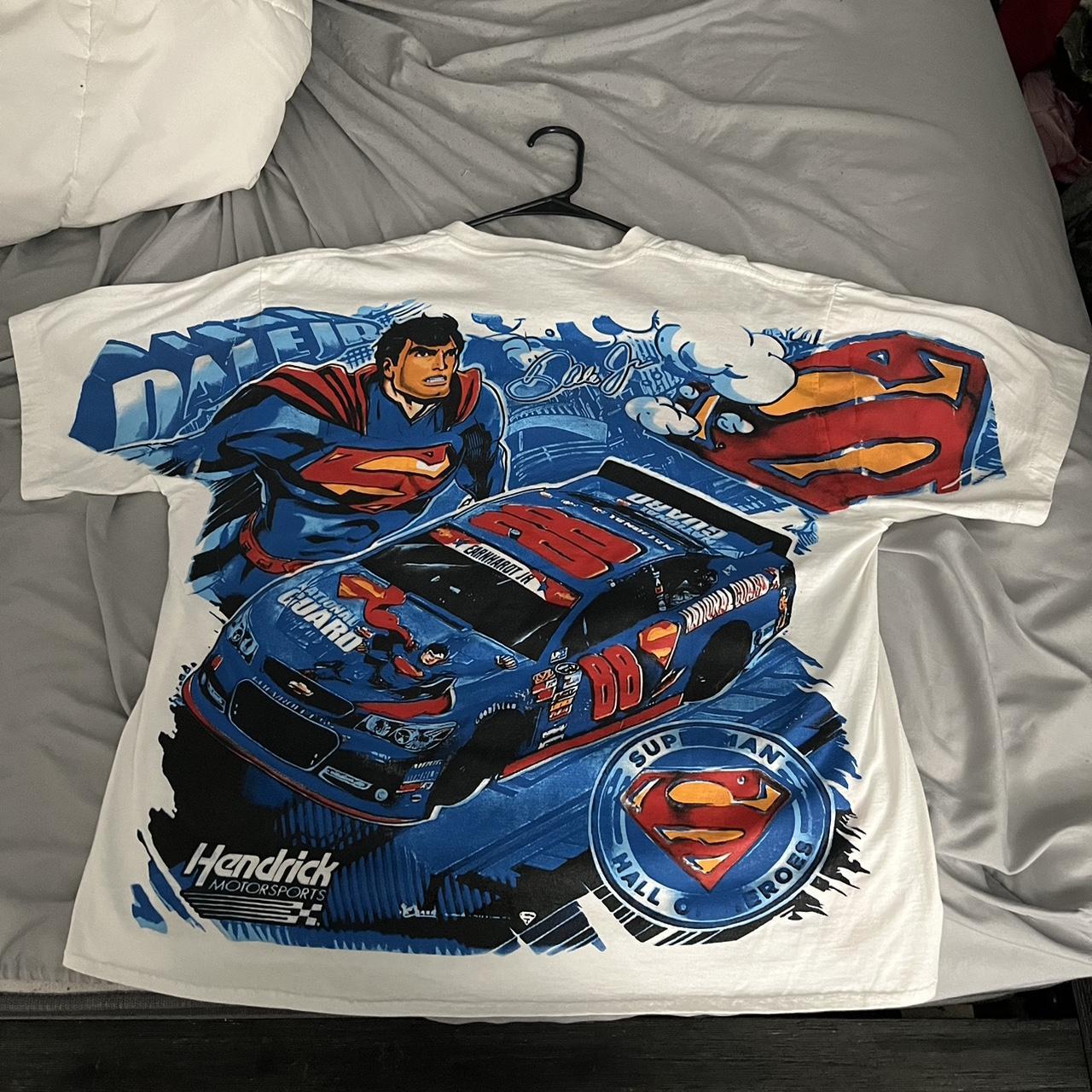 1994 Nascar Superman Tee Great Condition Excellent... - Depop