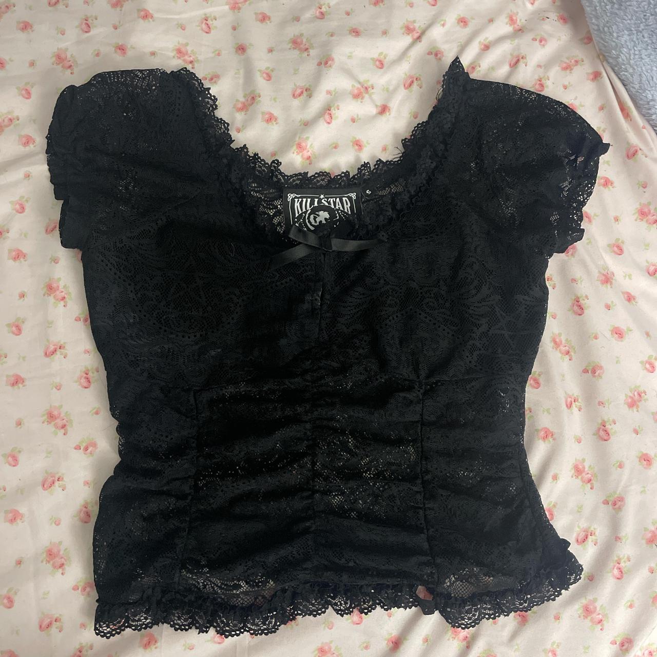 Kill star lace top - Depop