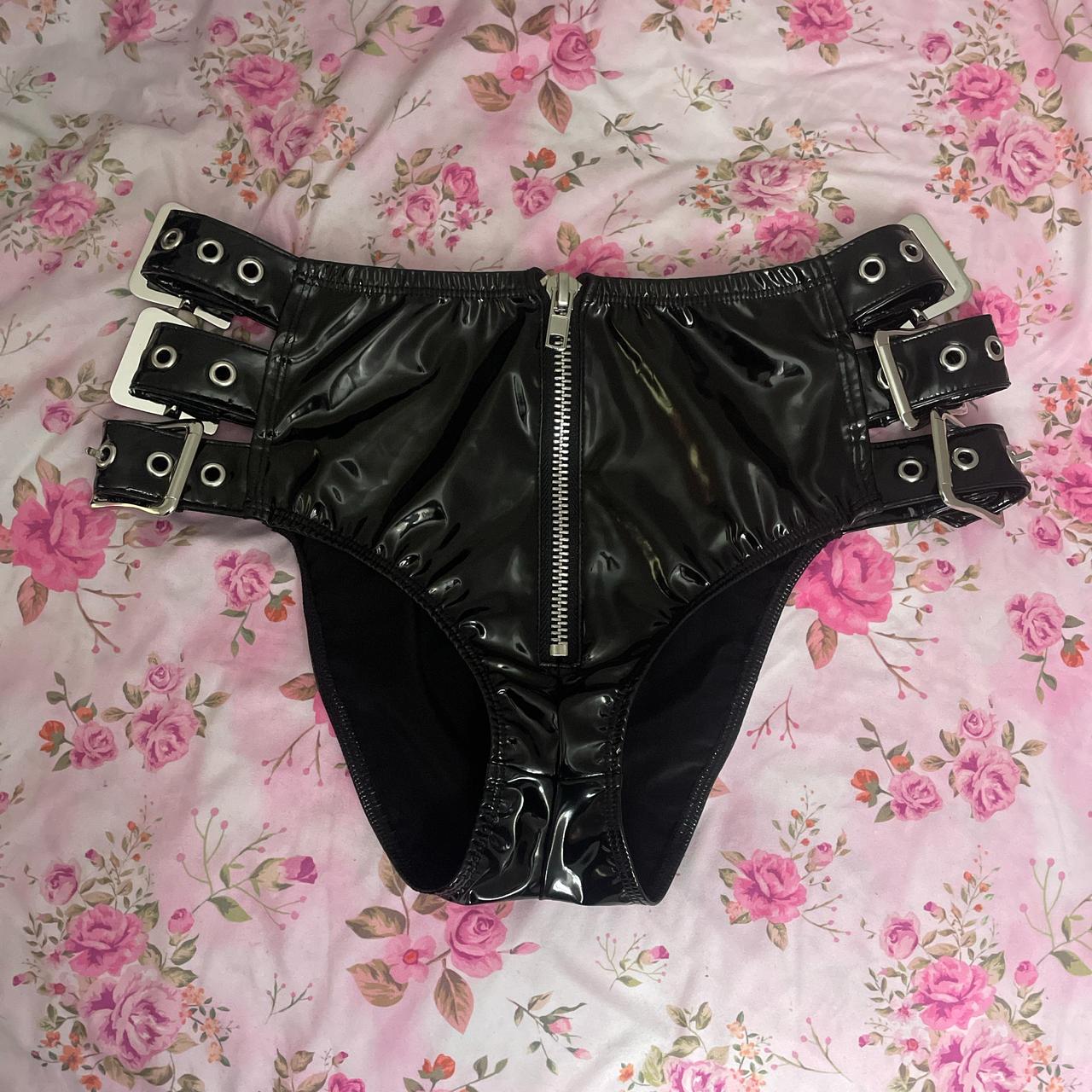 Lip service classic fetish buckle shorts Never worn... - Depop