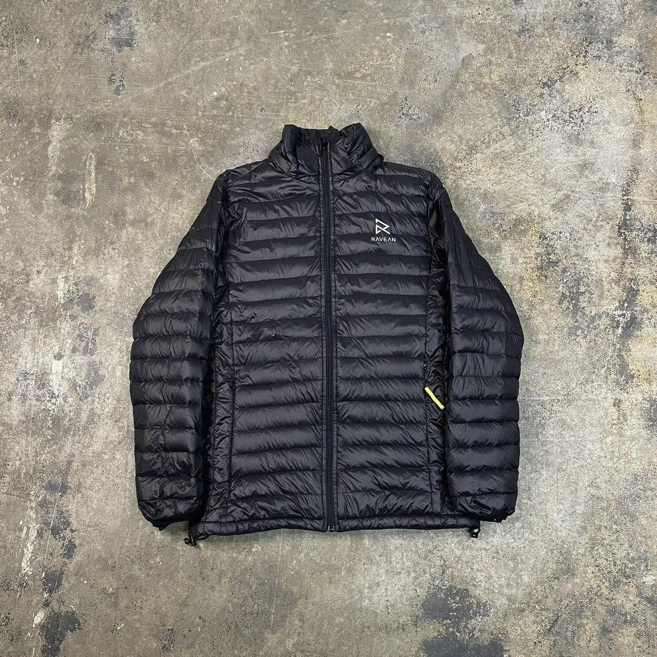 Ravean Puffer C6 Jacket Black Full Zip Coat... - Depop