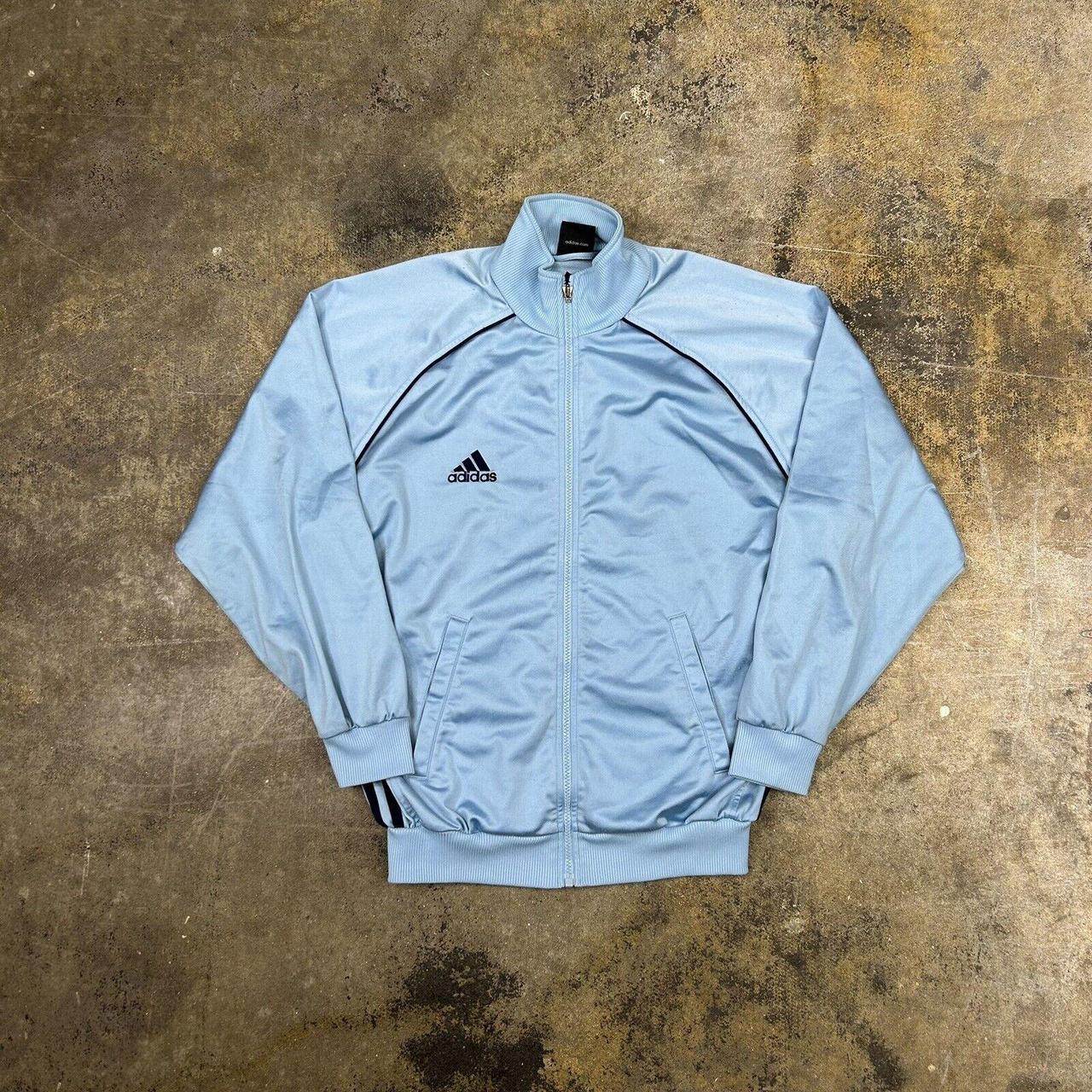 Vintage Y2K Adidas Track Jacket Sports Full-Zip Baby... - Depop