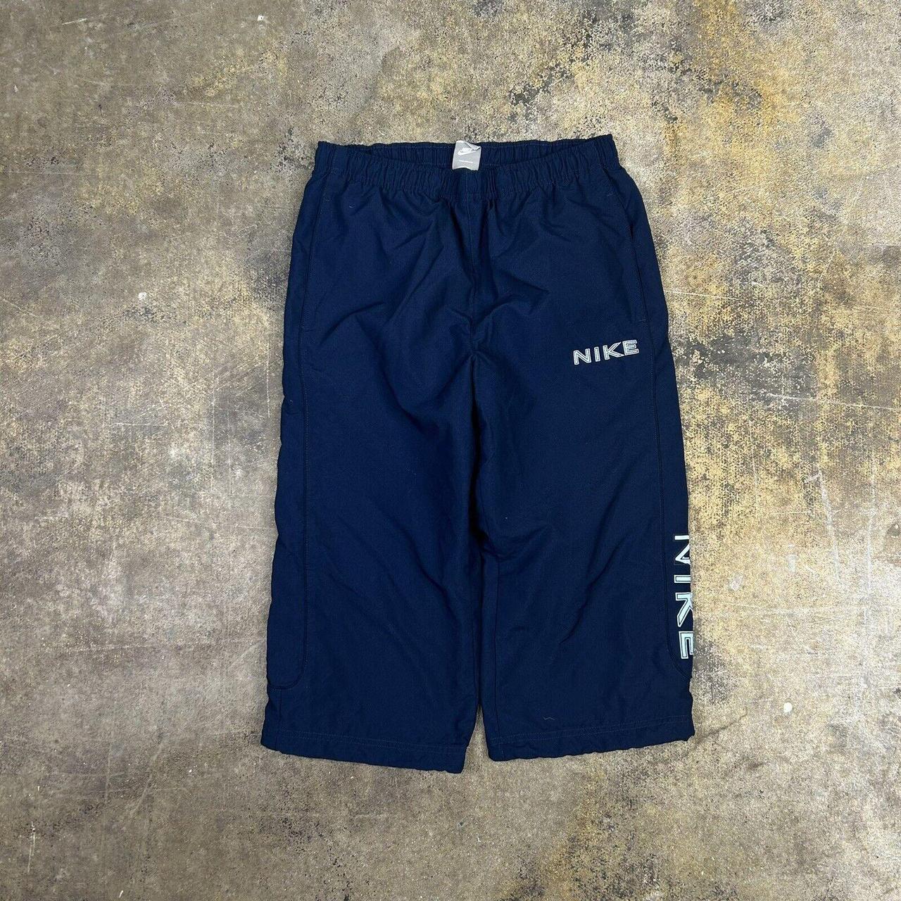 Nike 3/4 Lengh Shorts Wide Baggy Fit Y2K Sports... - Depop