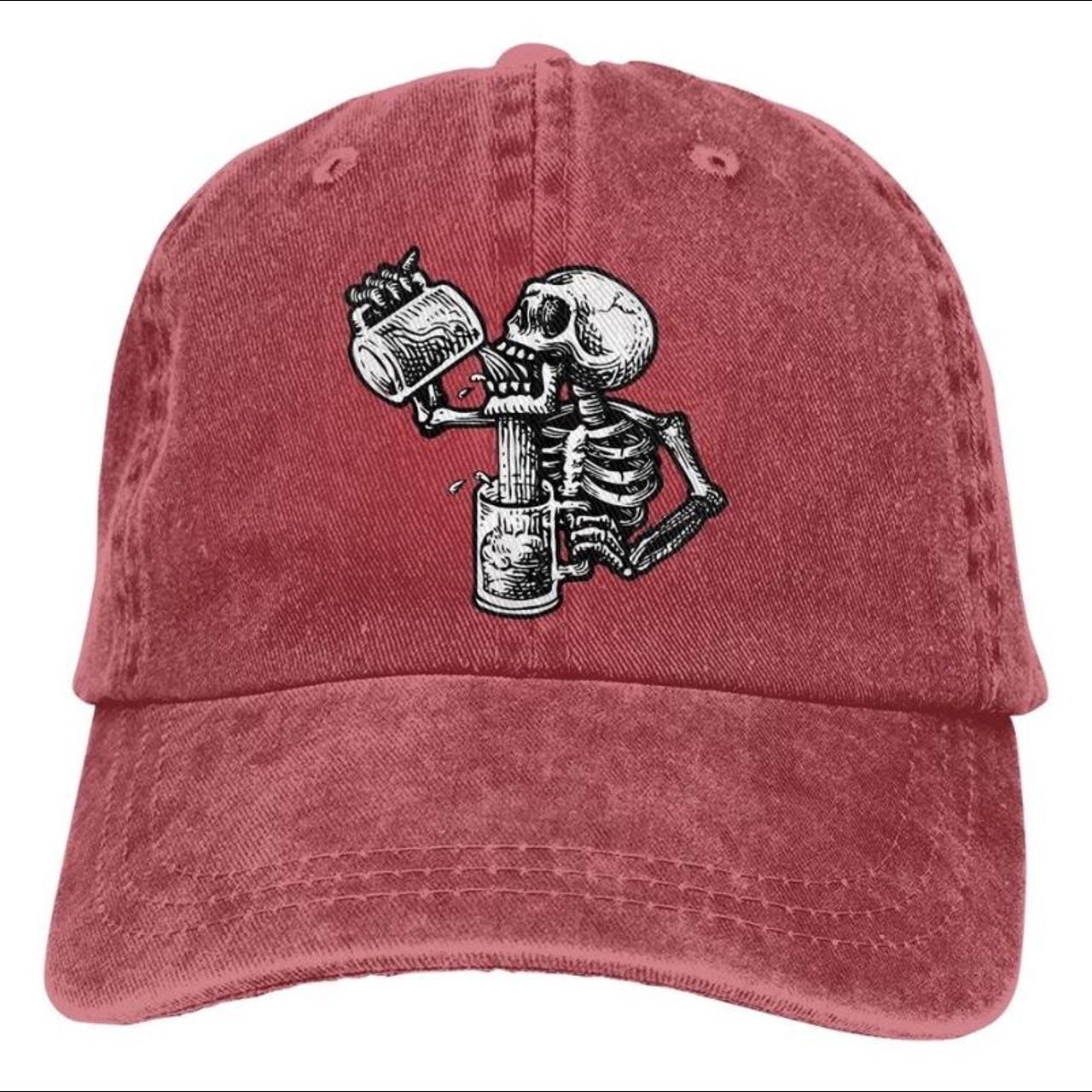 Skeleton Custom Designed Cap/Hat🐍 One Size Fits... - Depop