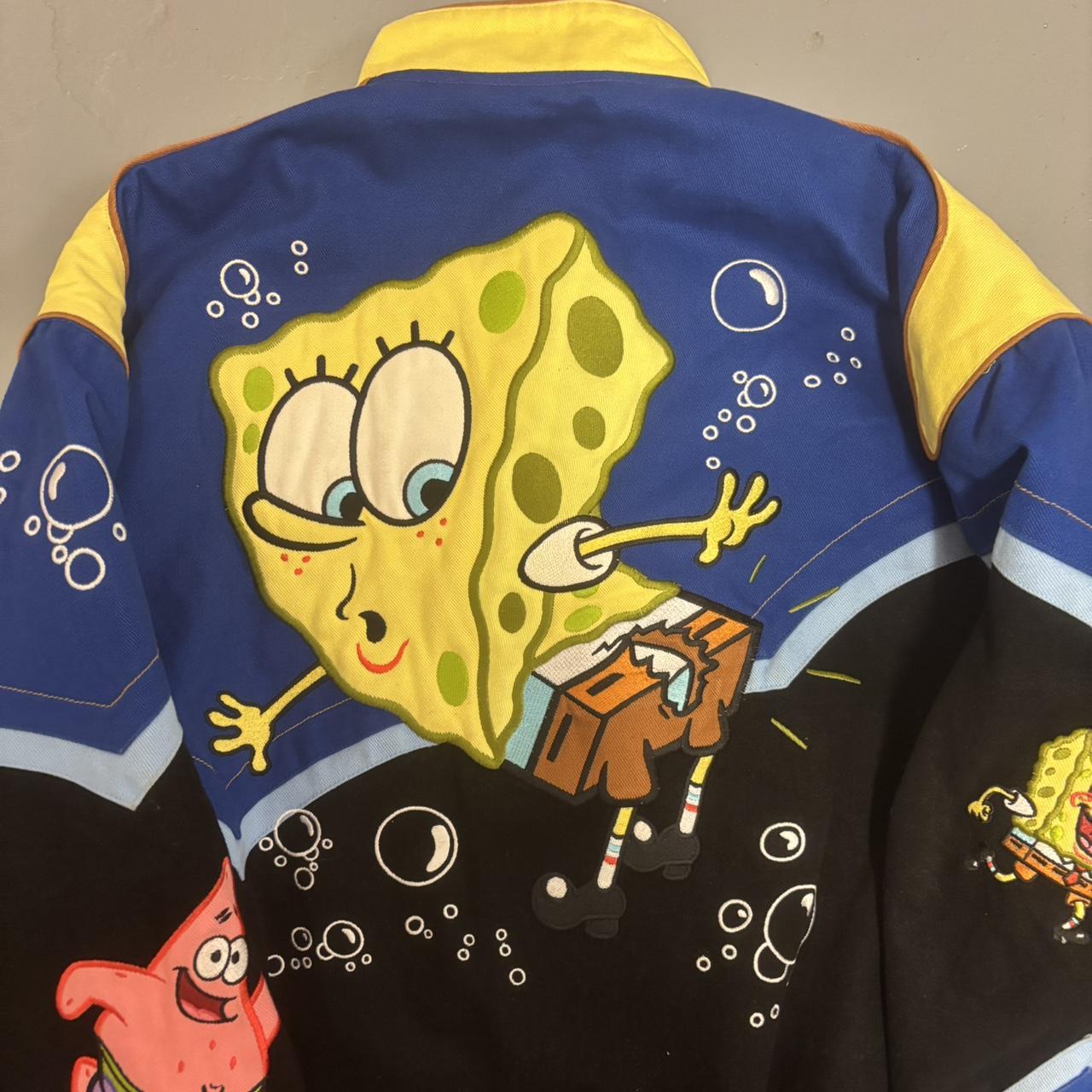 Rare Jeff Hamilton x SpongeBob nascar jacket Tagged... - Depop