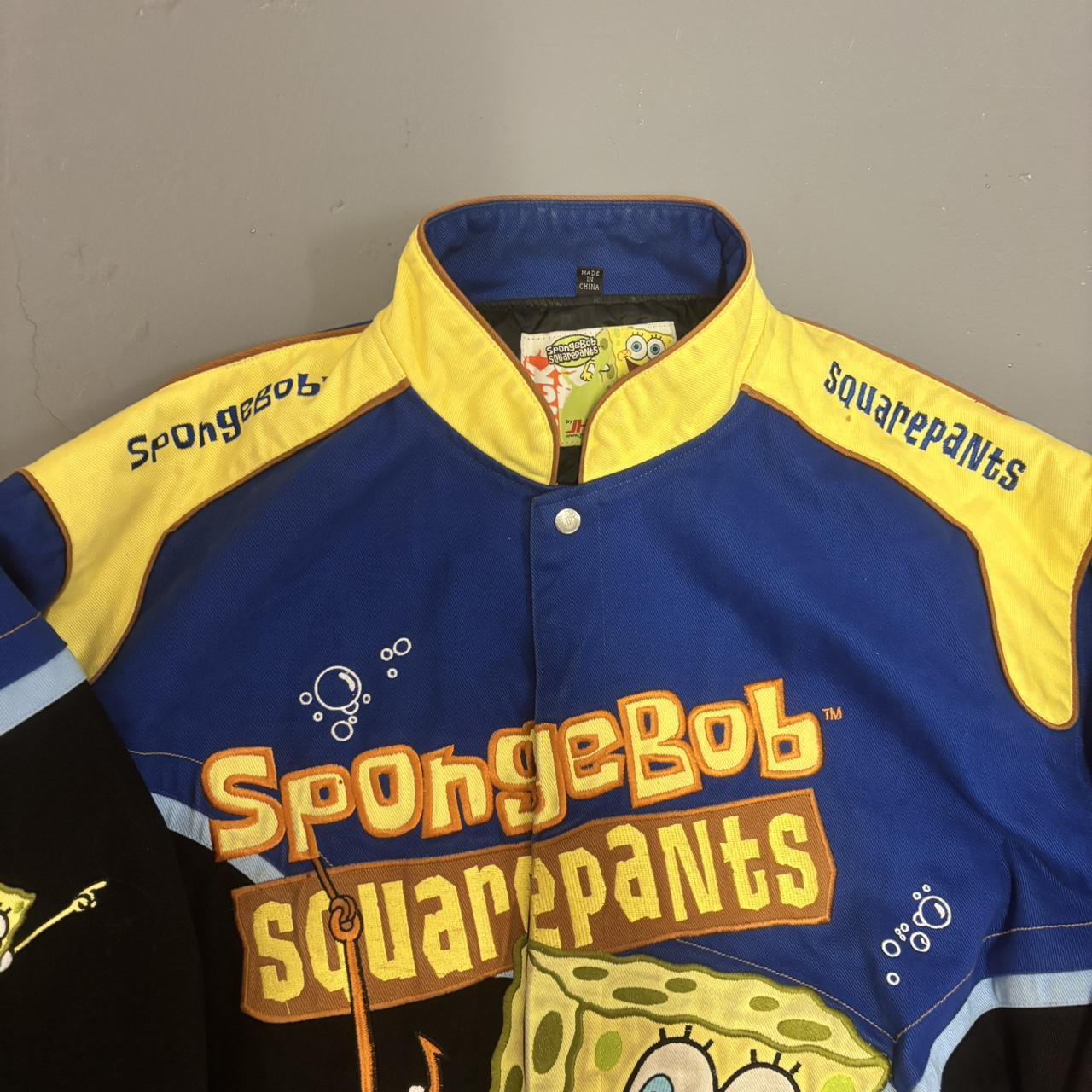 Rare Jeff Hamilton x SpongeBob nascar jacket Tagged... - Depop