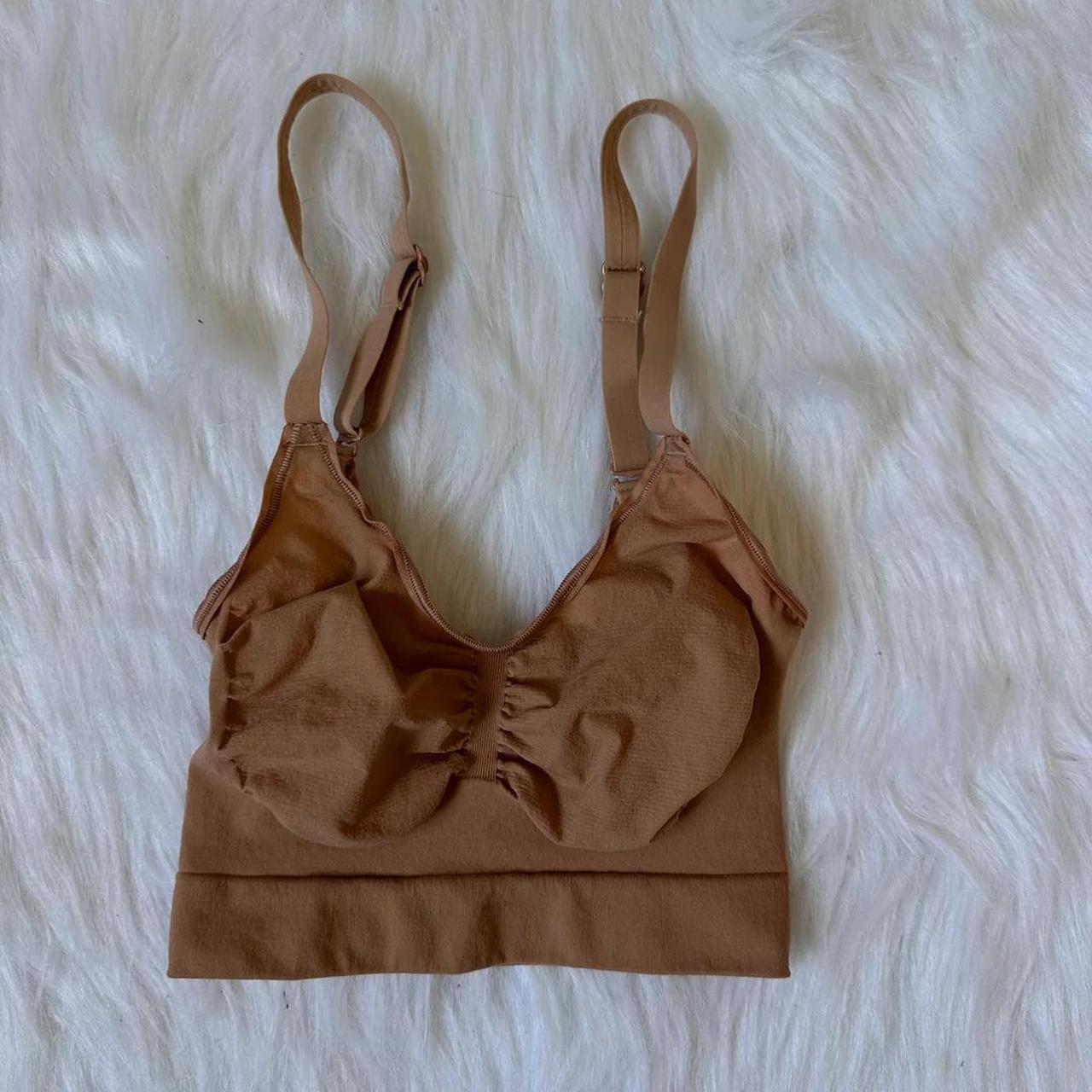 skims sculpting bralette bralette - size small color... - Depop