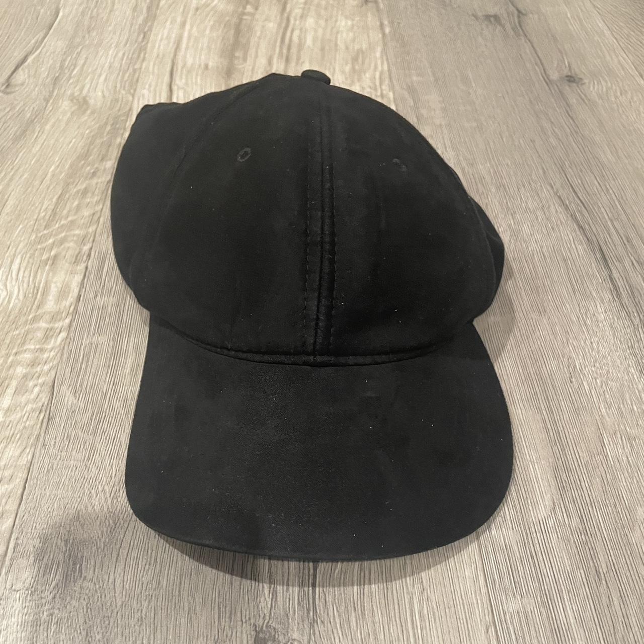 Zara Black Cap - worn a few times - no noticeable... - Depop