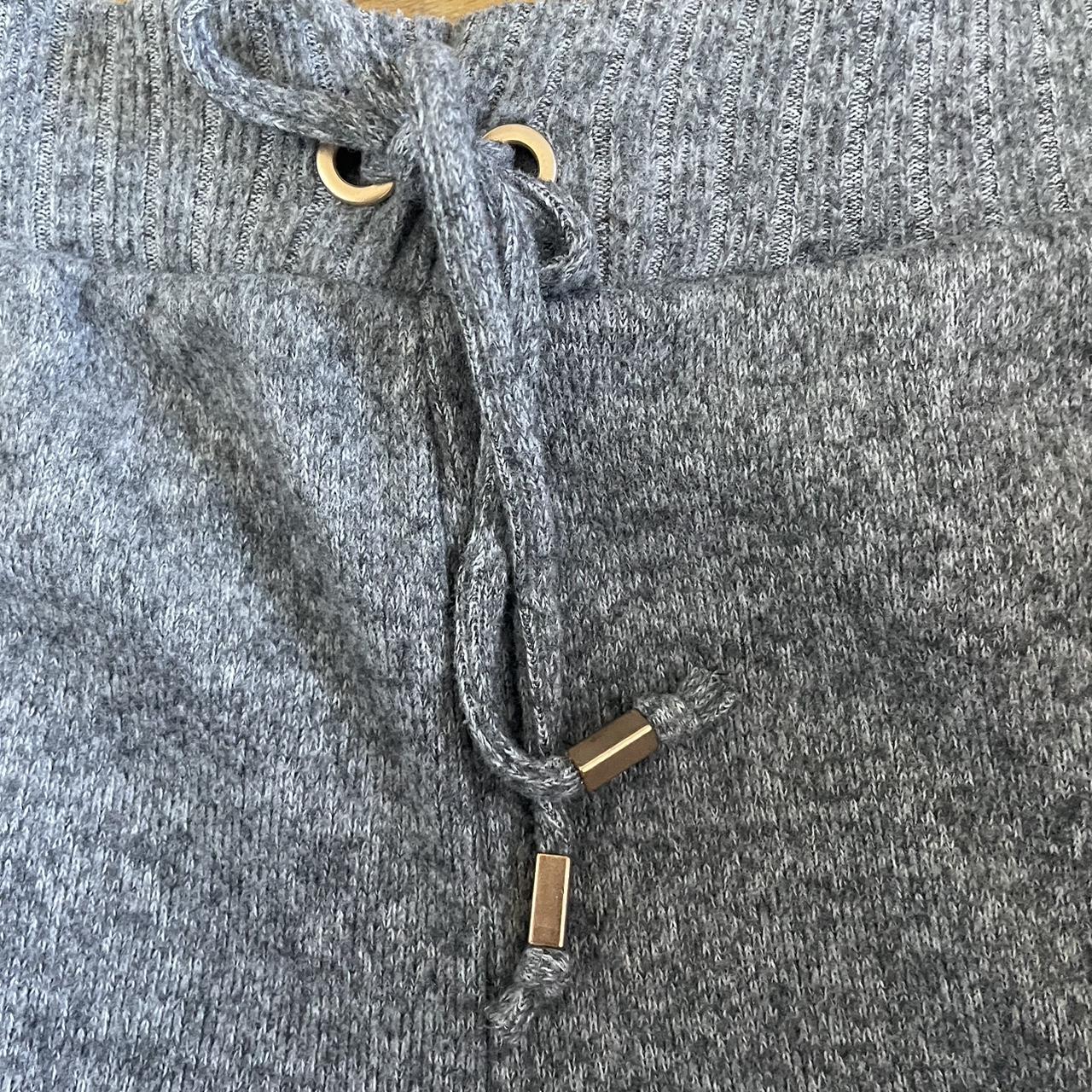 super comfy knit dark grey trackies. worn a few... | Depop