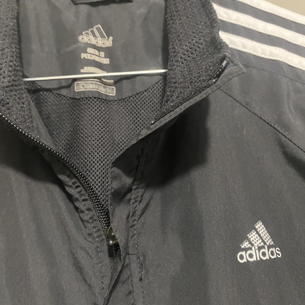 vintage y2k adidas spray jacket size medium ! - Depop