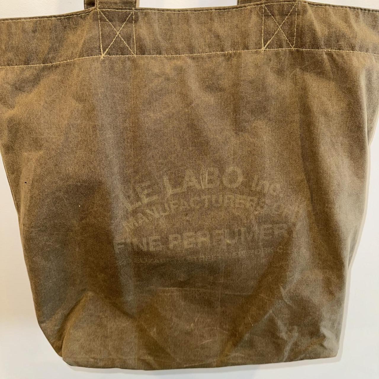 Le Labo Tote Bag - Waxed Canvas - large handles,... - Depop