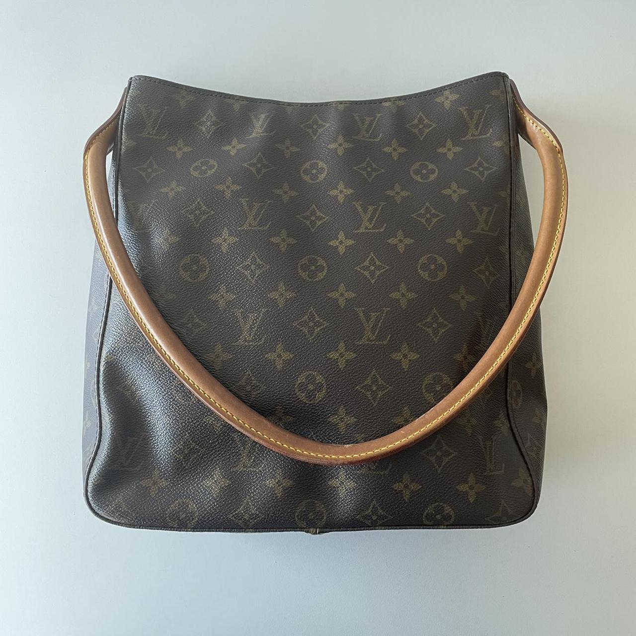 Louis Vuitton looping GM Monogram shoulder bag... - Depop Louis Vuitton looping GM Monogram shoulder bag... - Depop