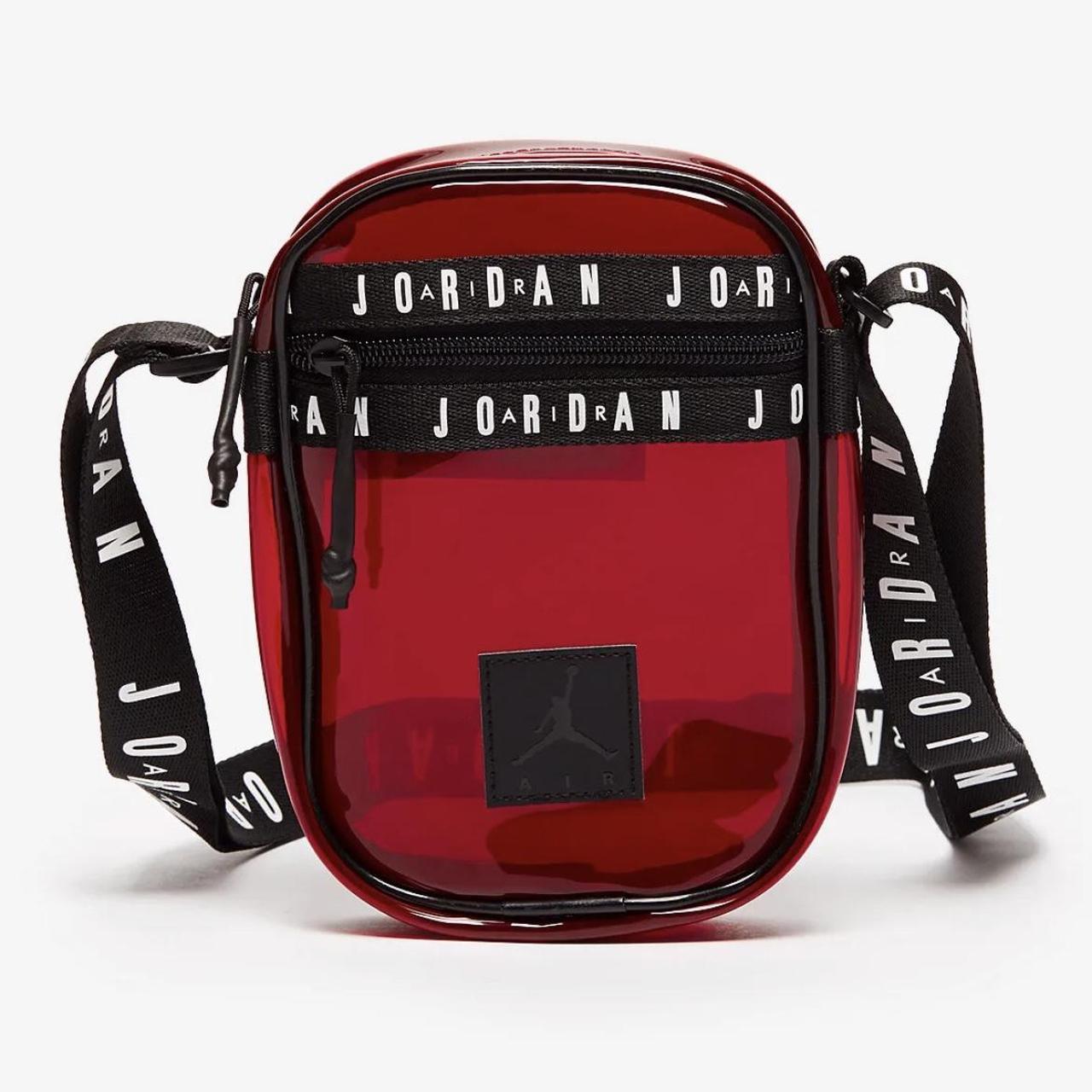 Air Jordan Red Jelly Crossbody Mini Bag Brand new... - Depop