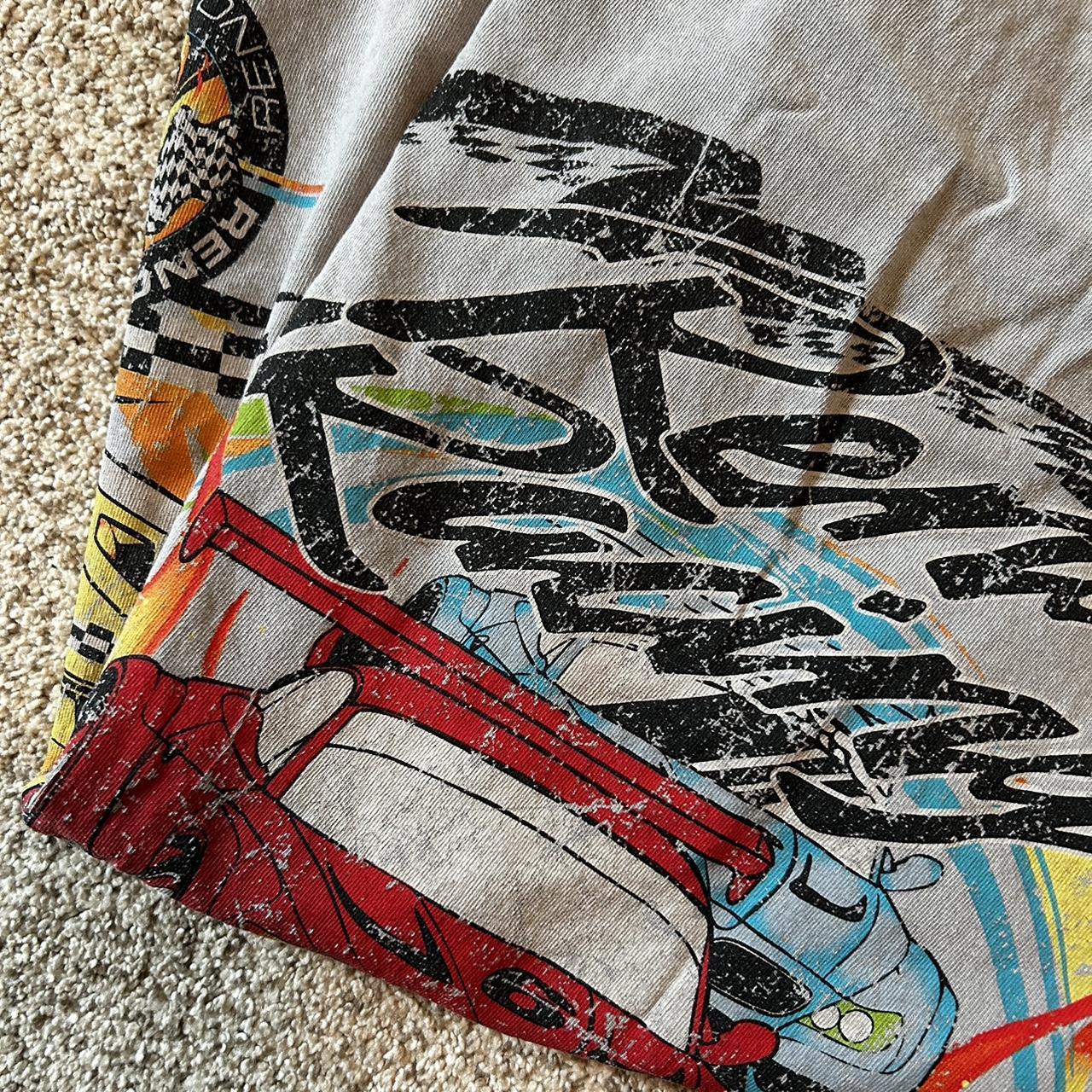 racing t shirt forever 21 size medium - Depop